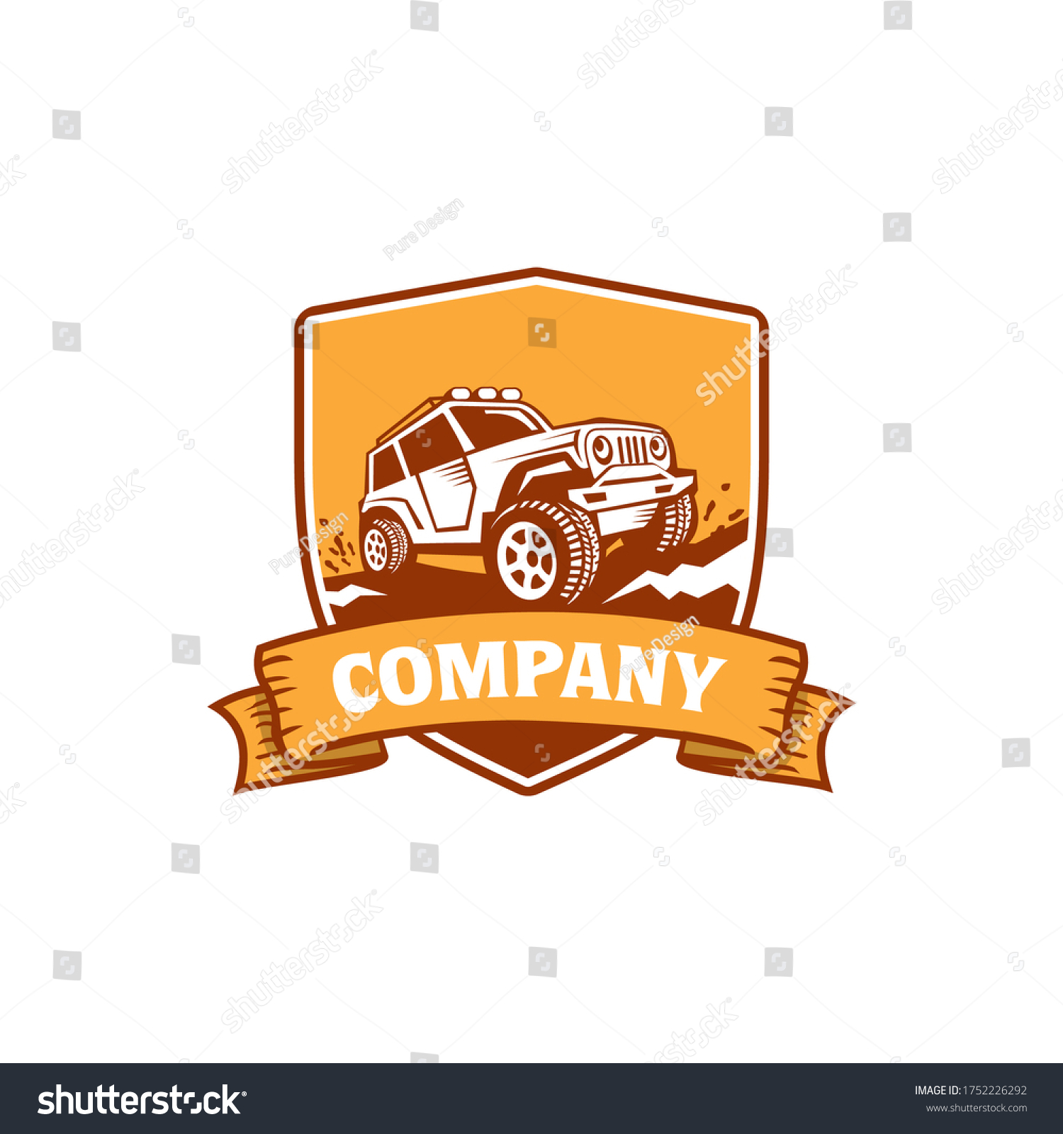 Offroad Logo Race Logo Vector Stock Vector (Royalty Free) 1752226292 ...