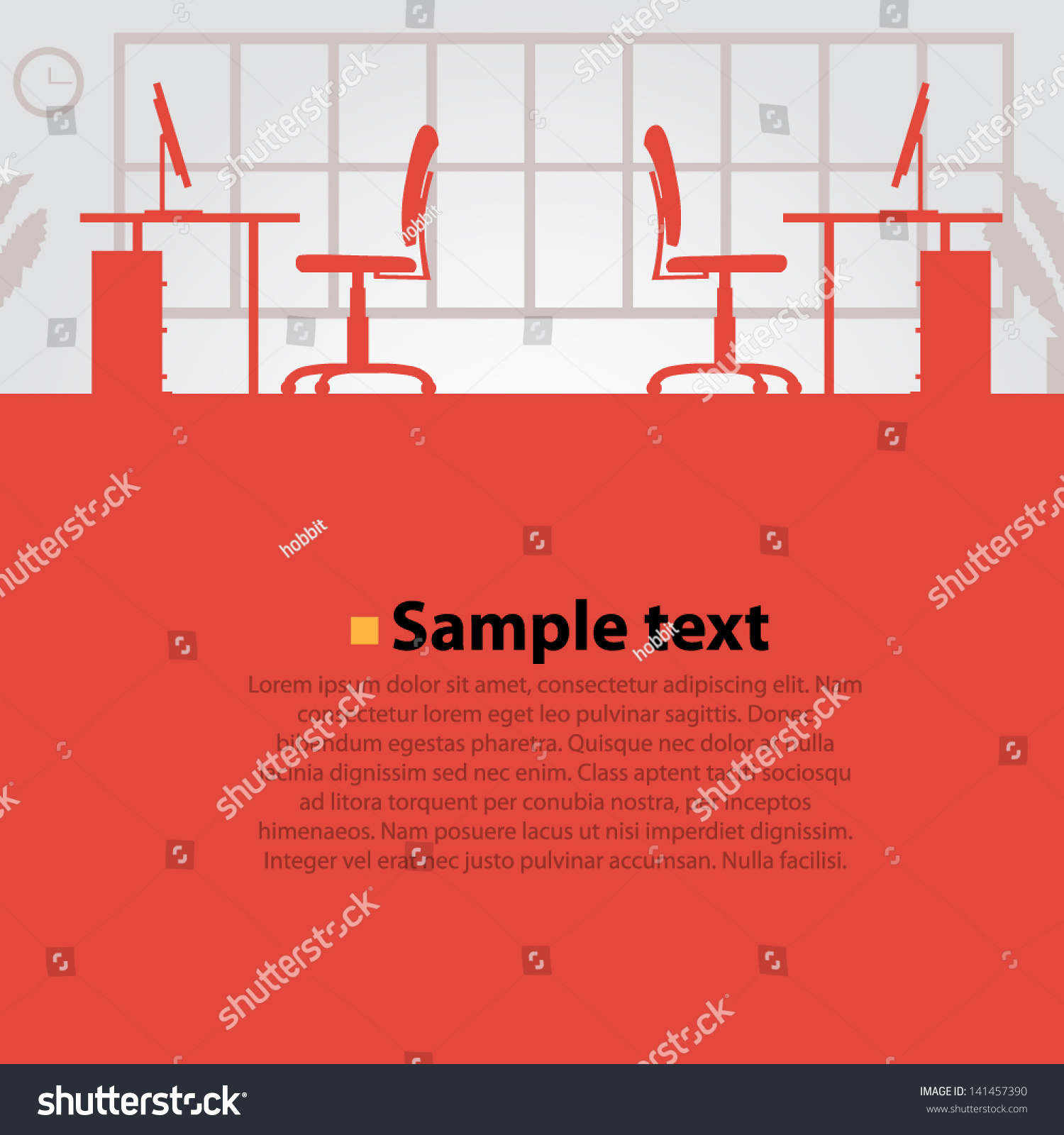 Office Background Stock Vector (Royalty Free) 141457390 | Shutterstock