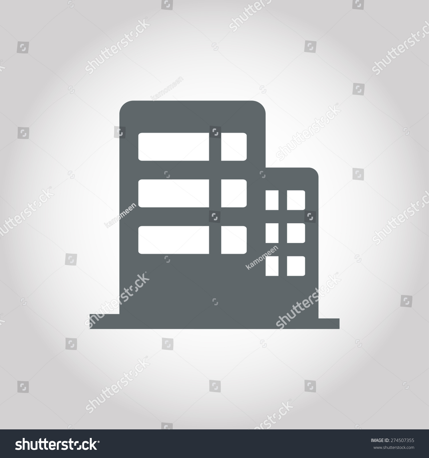 Office Building Icon Stock Vector (Royalty Free) 274507355 | Shutterstock