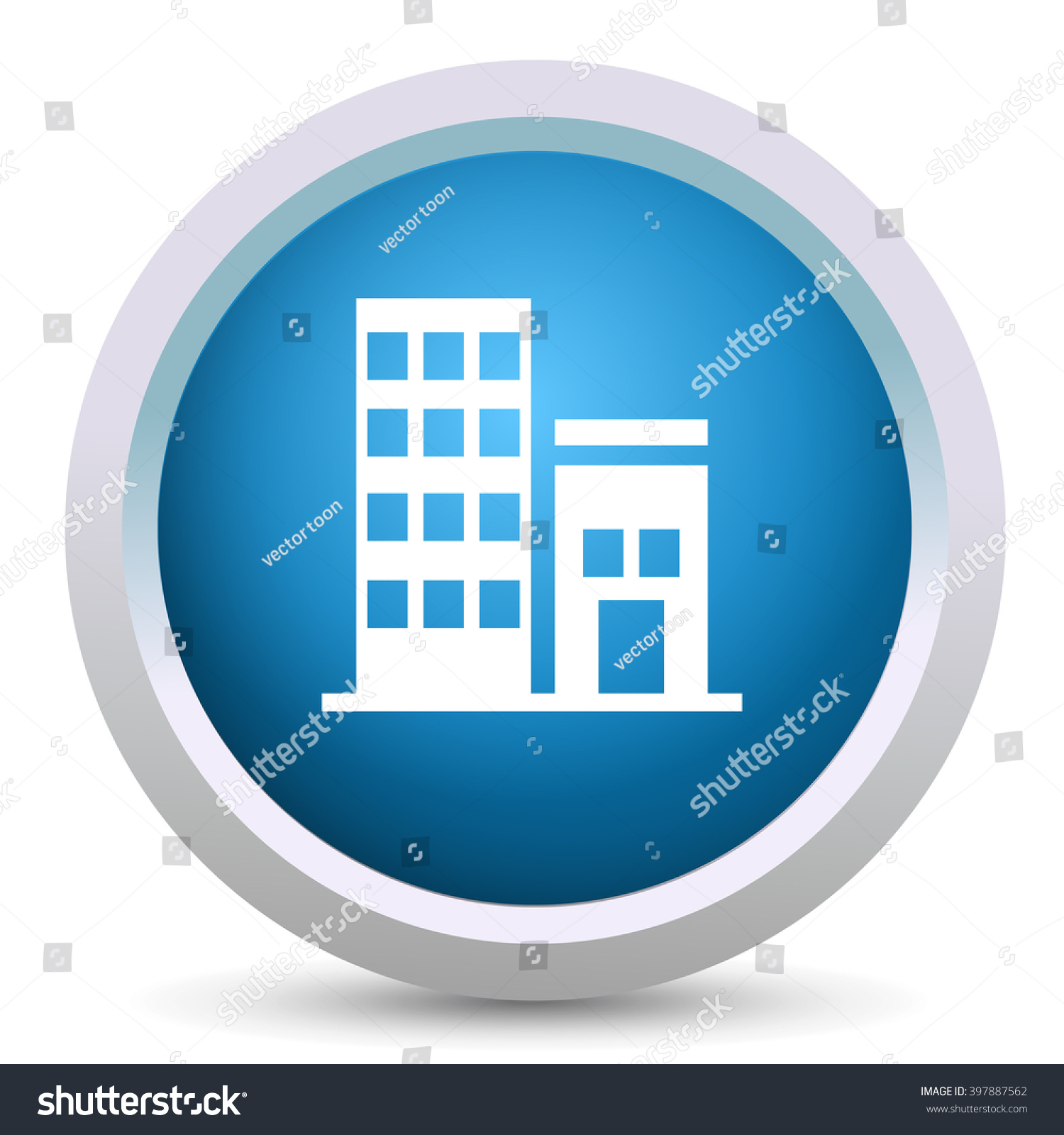 Office Building Icon Stock Vector (Royalty Free) 397887562 | Shutterstock
