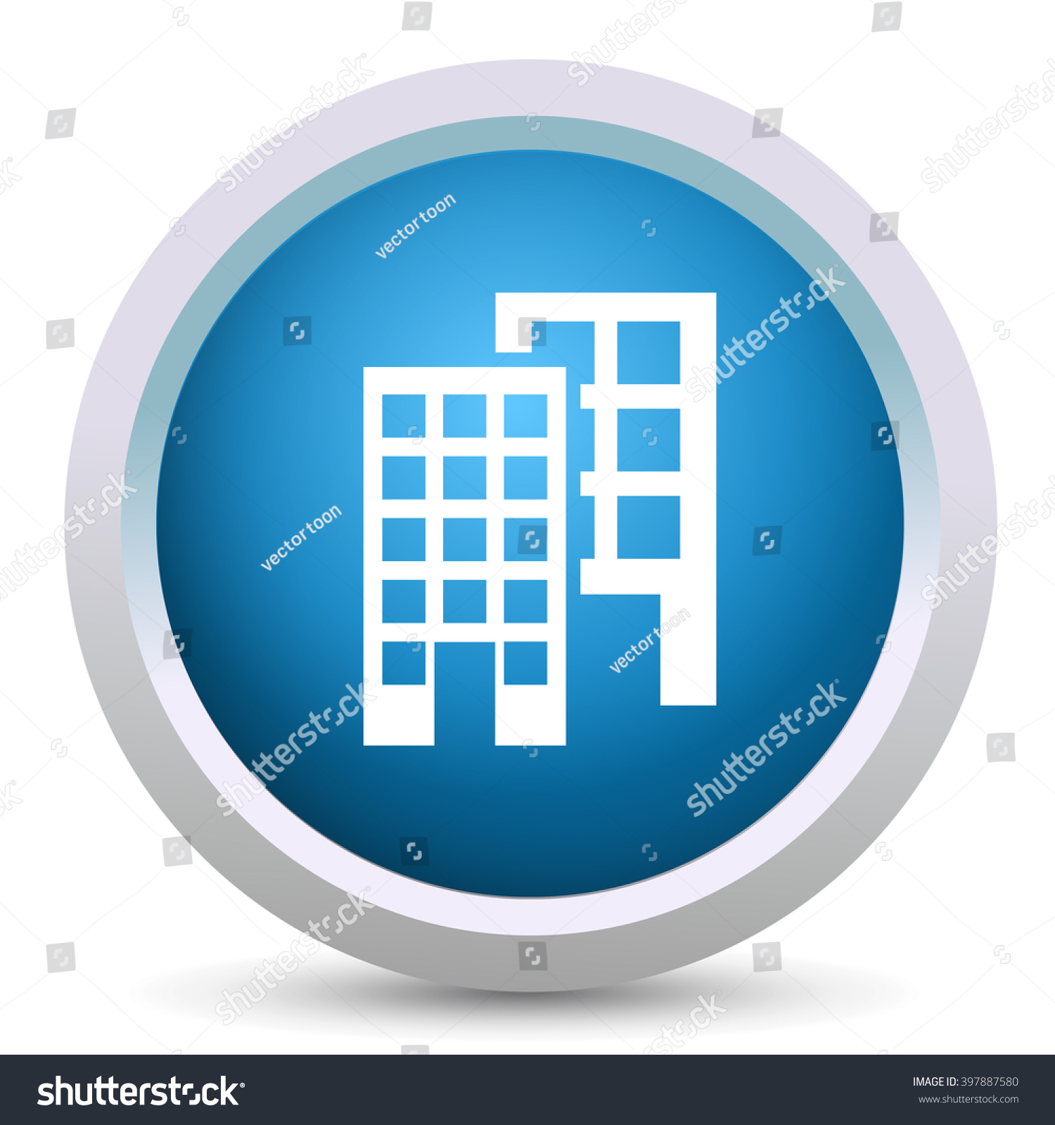 Office Building Icon Stock Vector (Royalty Free) 397887580 | Shutterstock
