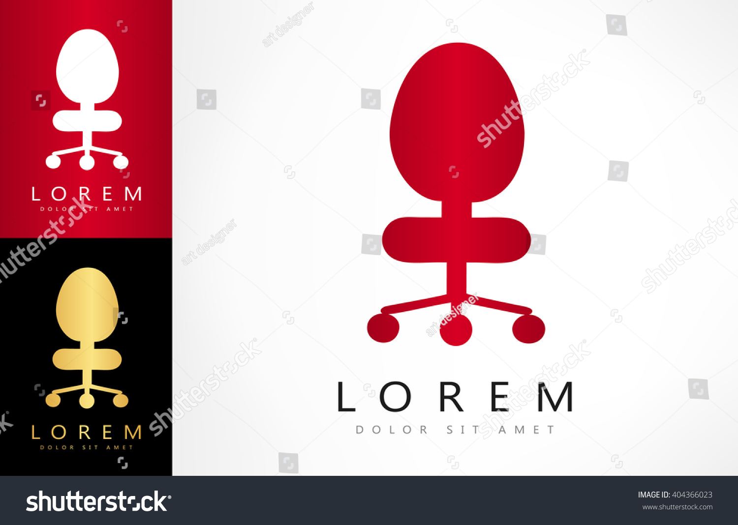 Office Chair Logo Stock Vector (Royalty Free) 404366023 | Shutterstock