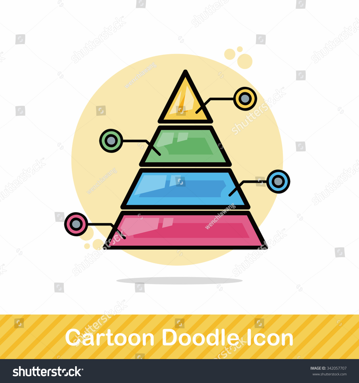 Office Chart Doodle Stock Vector (Royalty Free) 342057707
