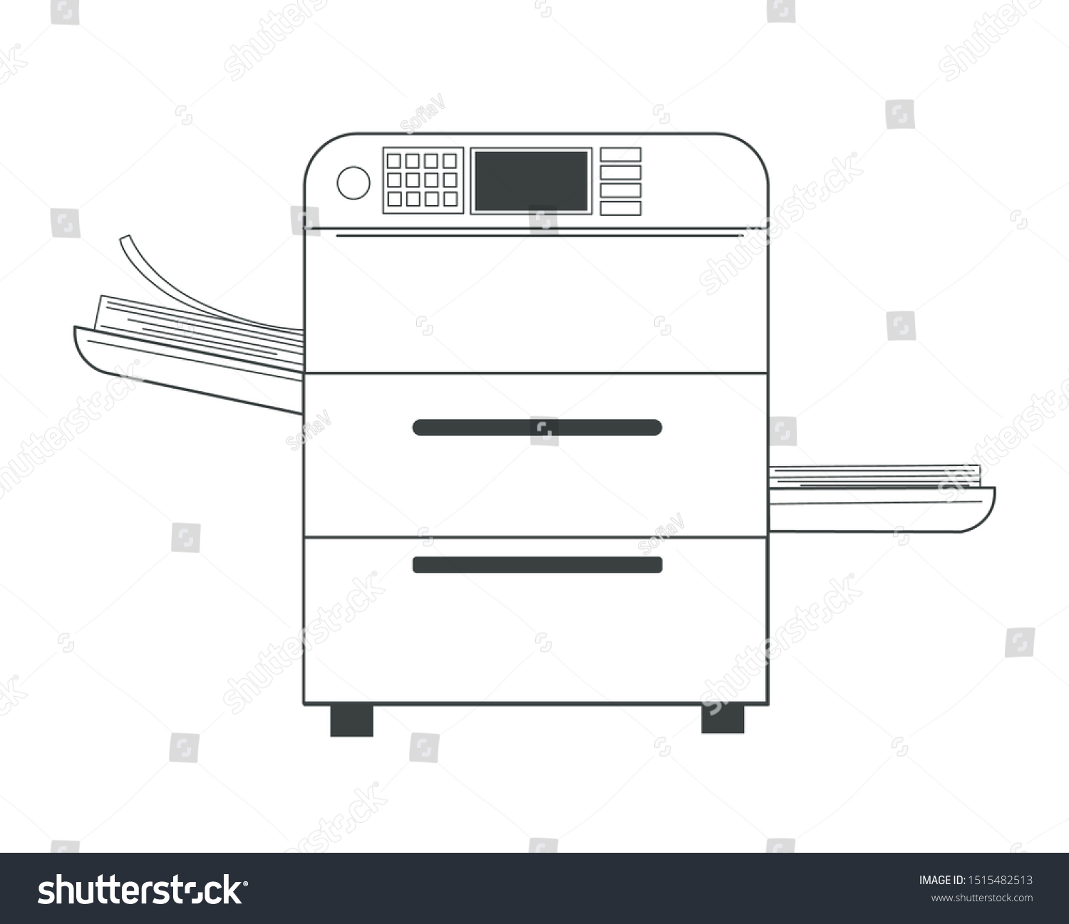 3,033 Multifunction device Stock Vectors, Images & Vector Art ...