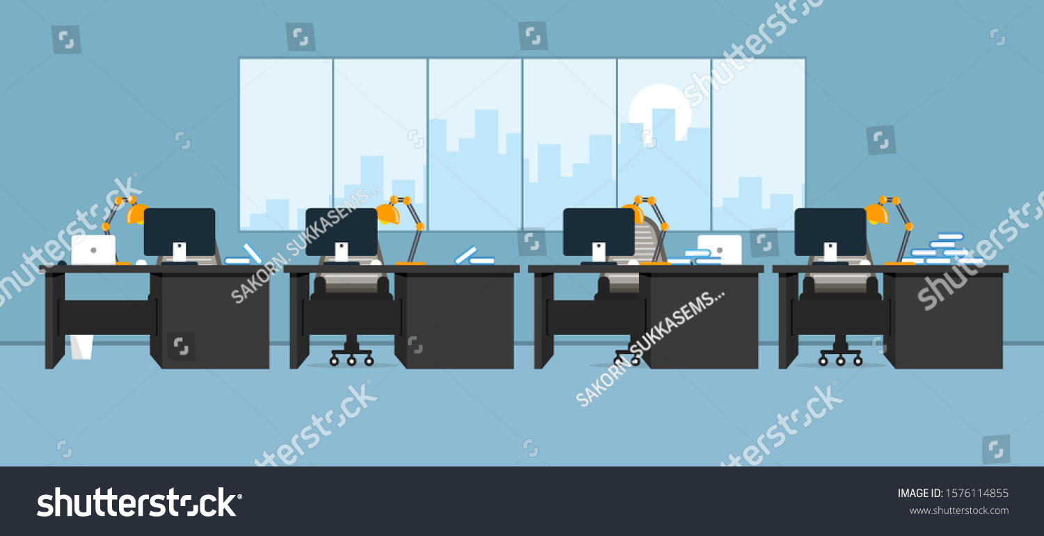 Office Learning Teaching Work Using Vector Stock Vector (Royalty Free ...