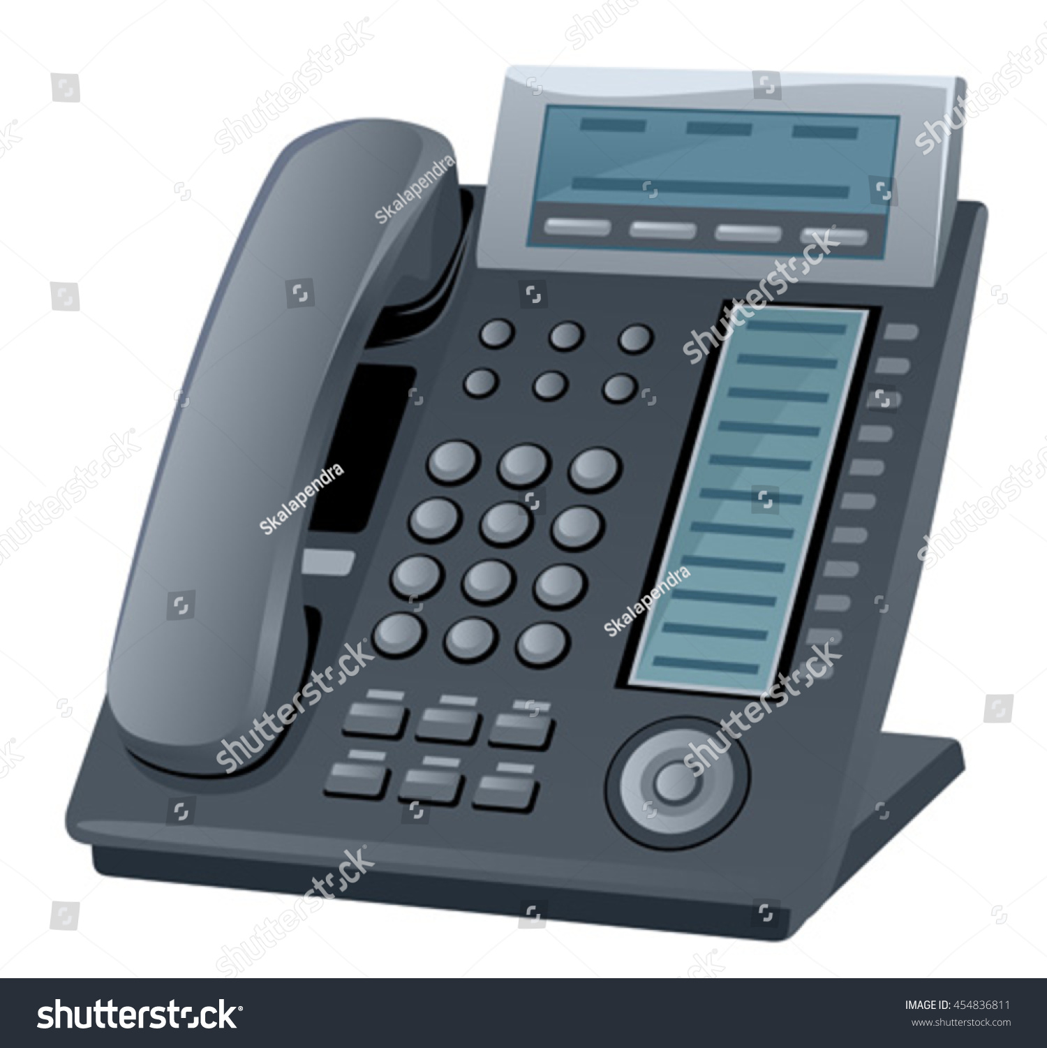 Office Phone Stock Vector (Royalty Free) 454836811