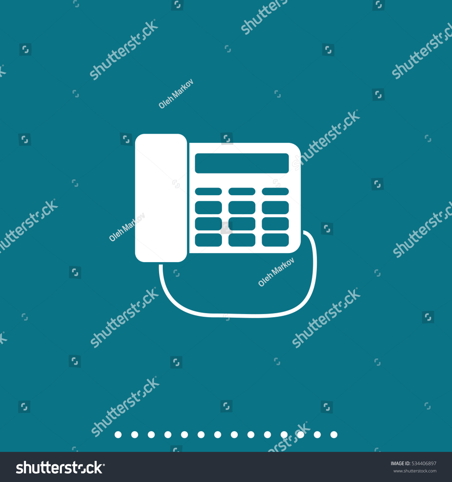 Office Phone Icon Stock Vector (Royalty Free) 534406897 | Shutterstock