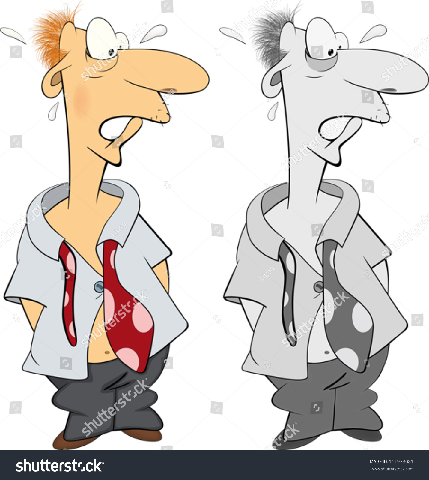 Office Worker Cartoon Stock Vector (Royalty Free) 111923081
