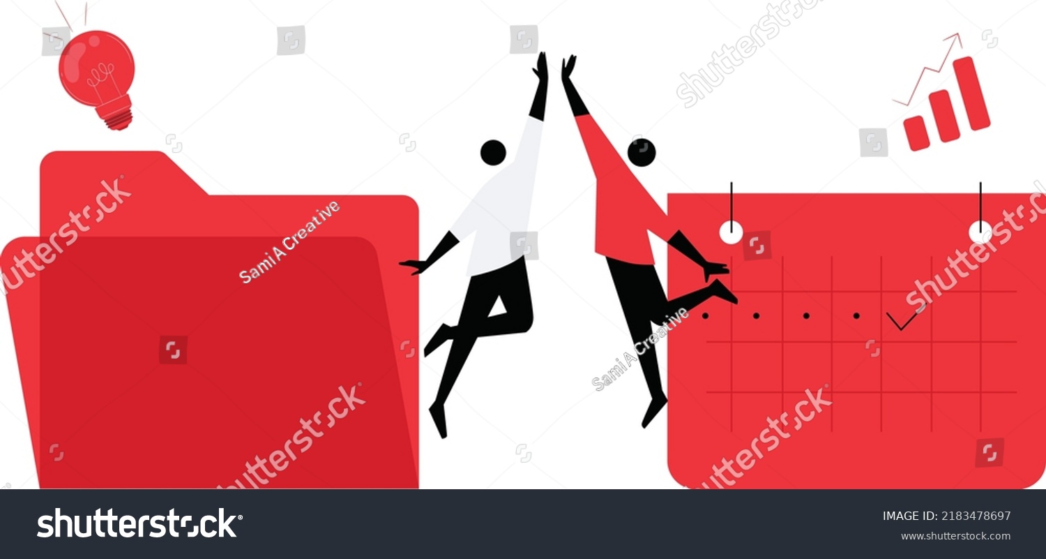 Office Worker Holding Giant Folder Storing Stock Vector (Royalty Free ... Office Worker Holding Giant Folder Storing Stock Vector (Royalty Free ...