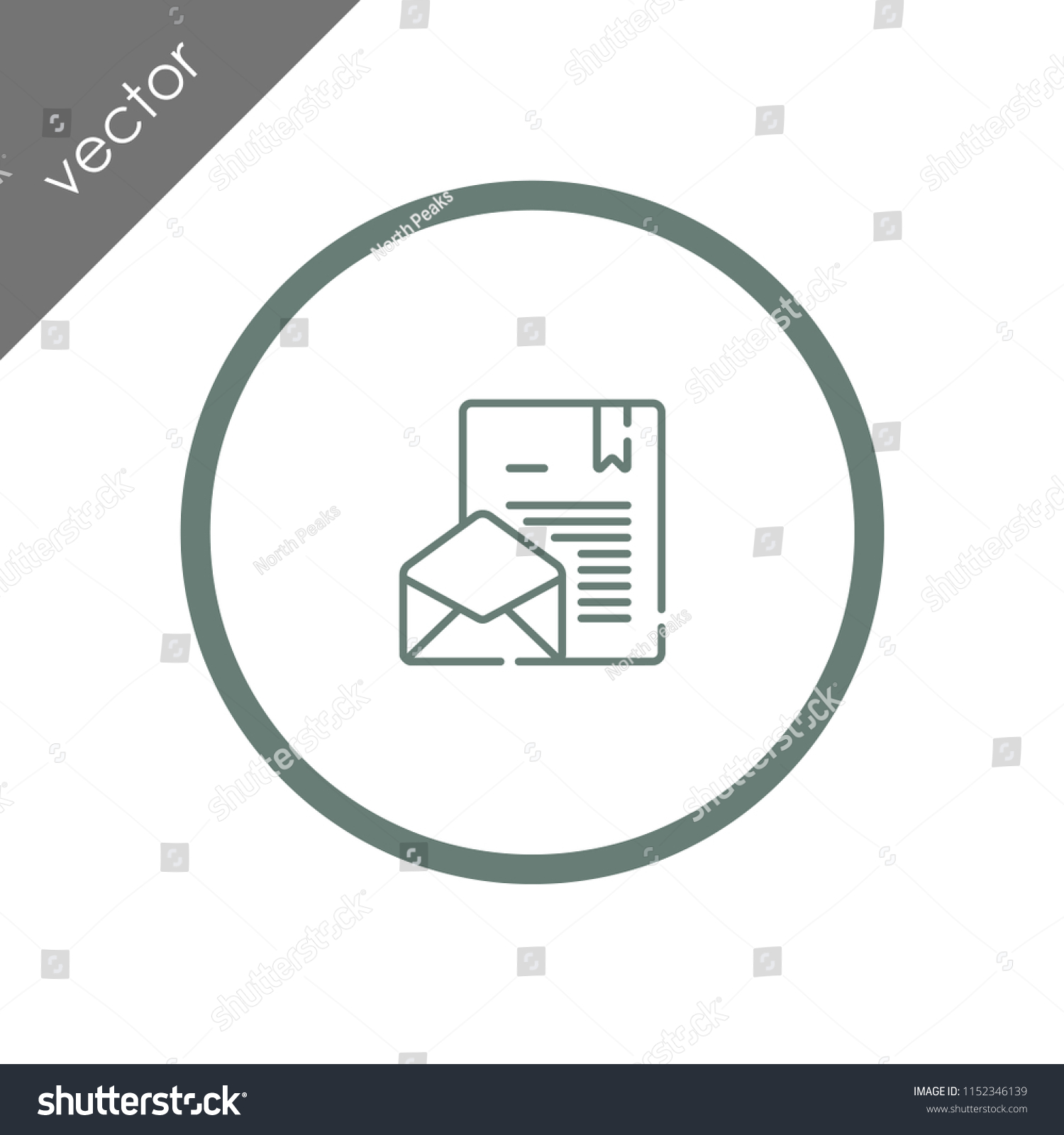 Official Mail Icon Stock Vector (Royalty Free) 1152346139 | Shutterstock