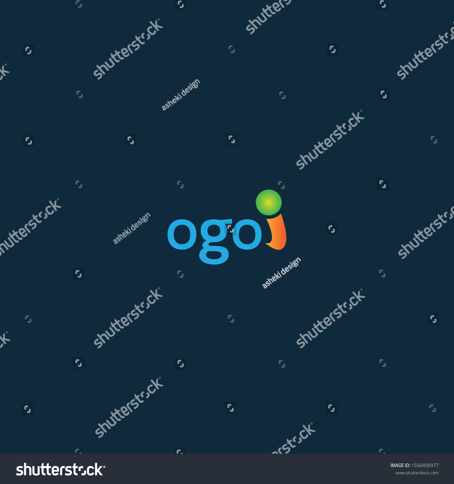Ogoi Logo Design Vector Template Stock Vector (Royalty Free) 1556400977 ...