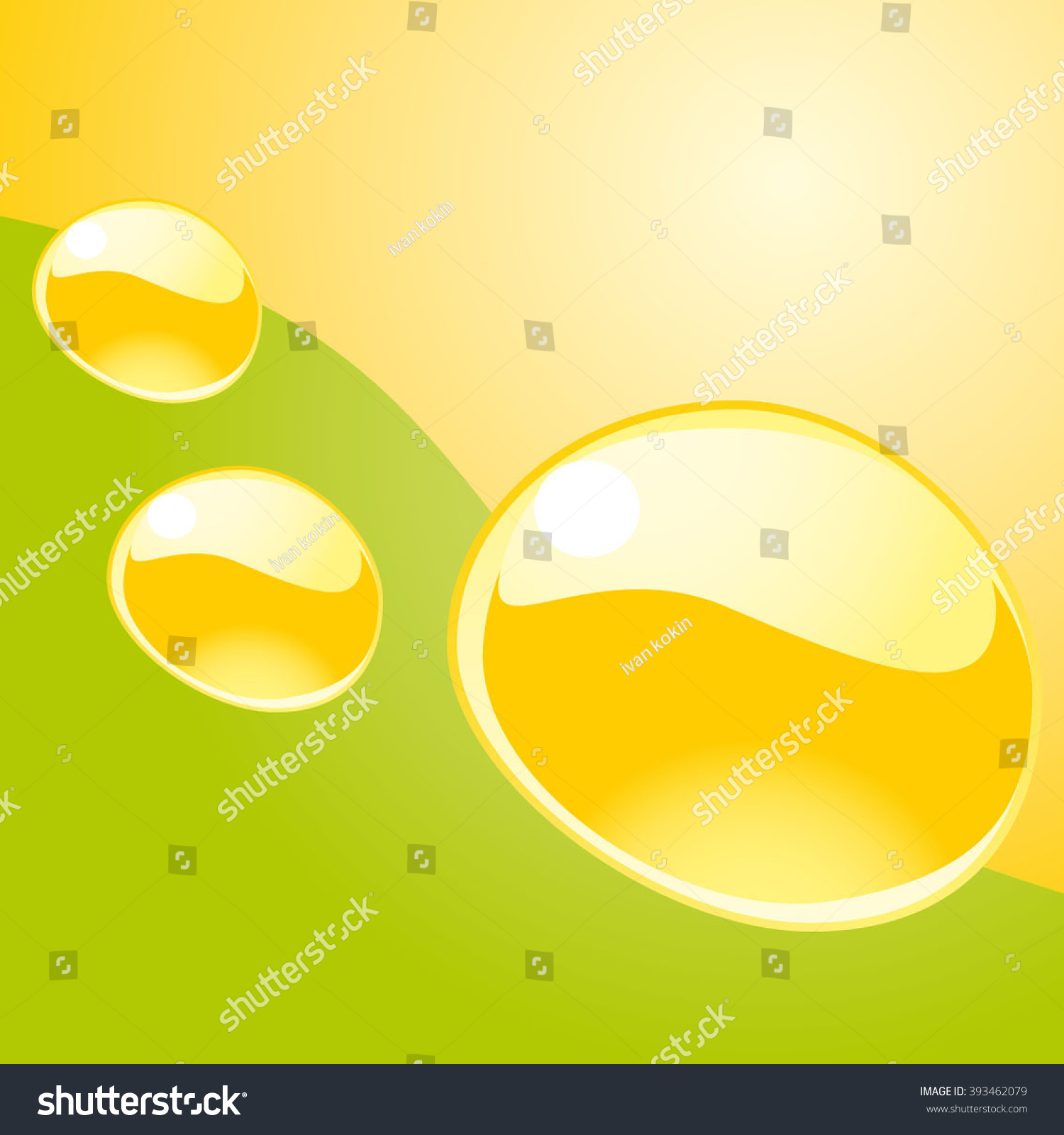Oil Drops Vector Cartoon Stock Vector (Royalty Free) 393462079 ...
