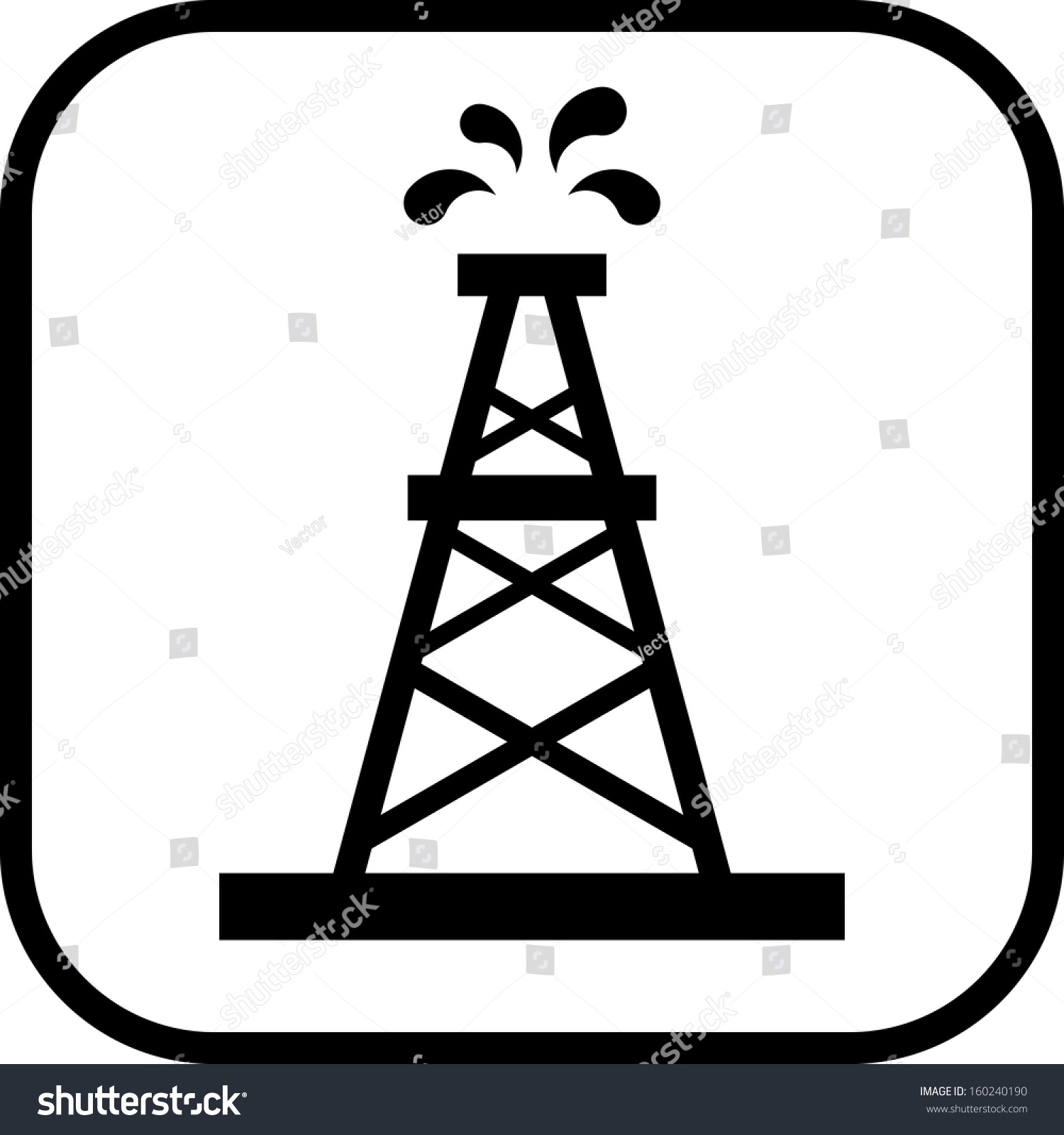 Icono vectorial de la plataforma de: vector de stock (libre de regalías ...