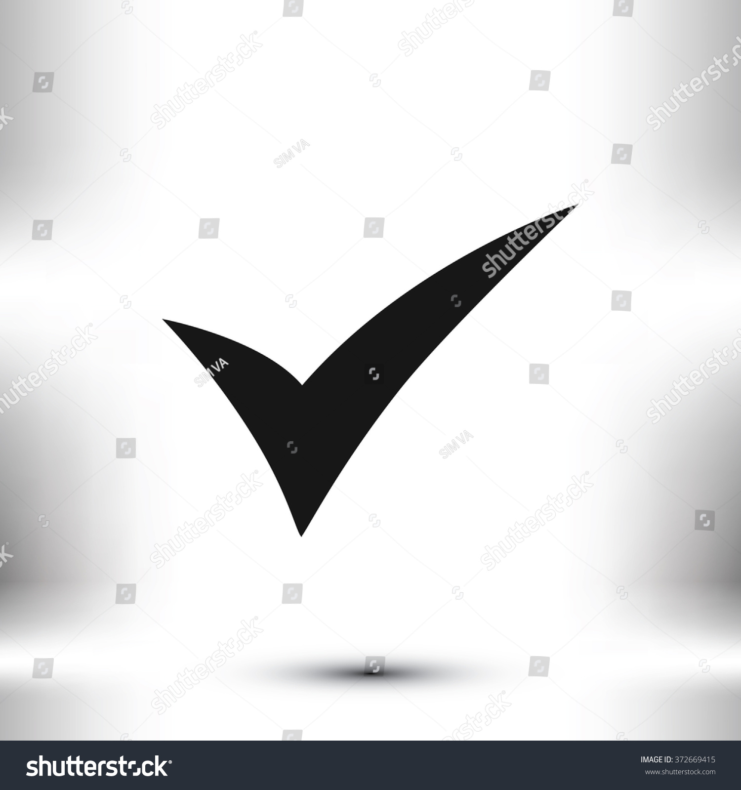 Ok Icon Stock Vector (Royalty Free) 372669415 | Shutterstock