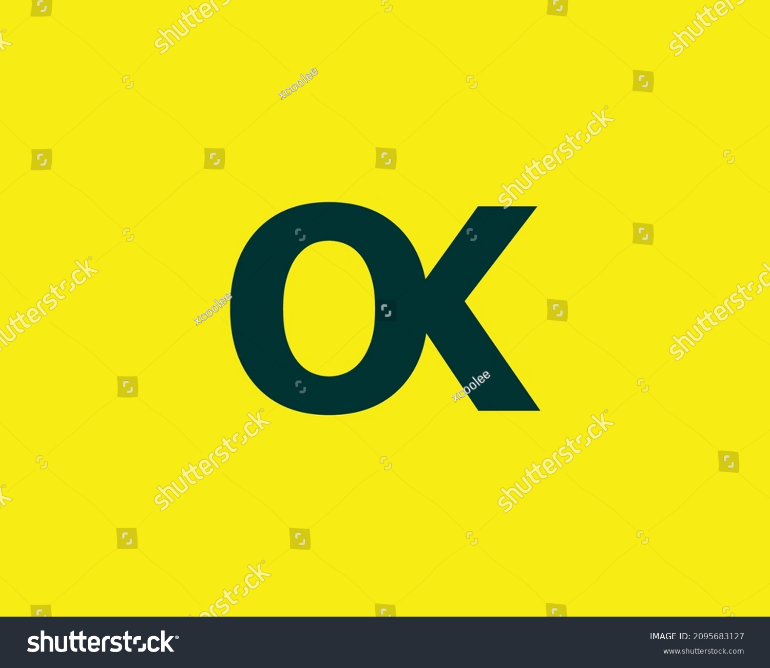 Ok Letter Logo Design Vector Template Stock Vector (Royalty Free ... Ok Letter Logo Design Vector Template Stock Vector (Royalty Free ...