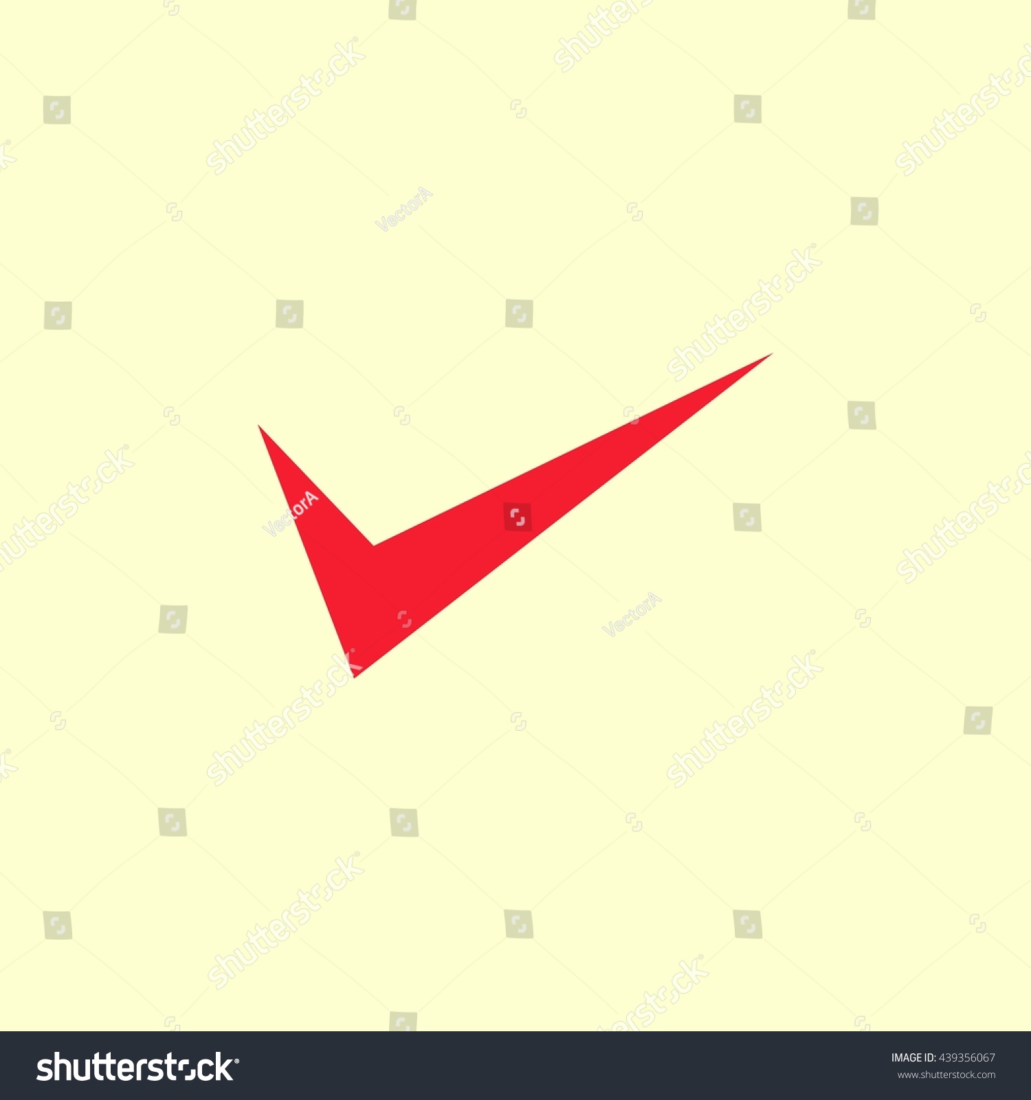 Ok Vector Icon Stock Vector (Royalty Free) 439356067 | Shutterstock