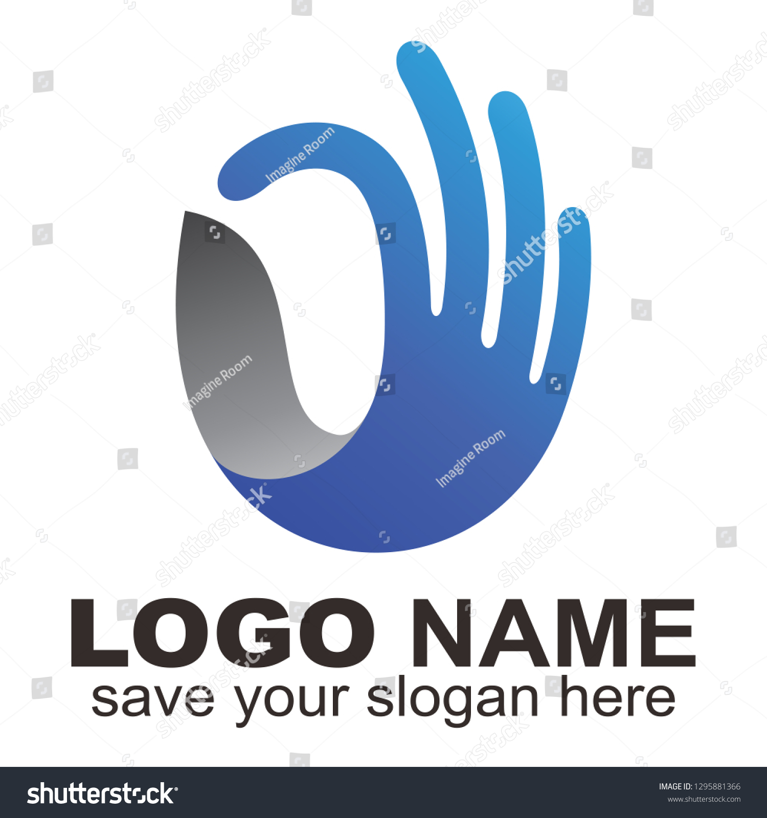Okay Logo Ok Logo Design Vector Stock Vector (Royalty Free) 1295881366