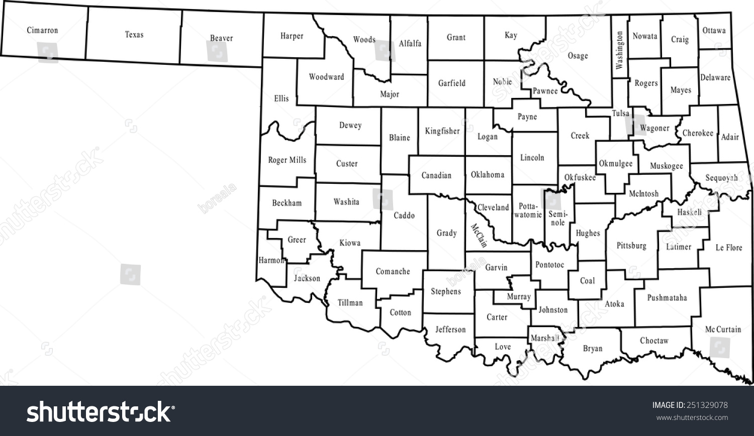 2,362 Oklahoma counties Images, Stock Photos & Vectors | Shutterstock