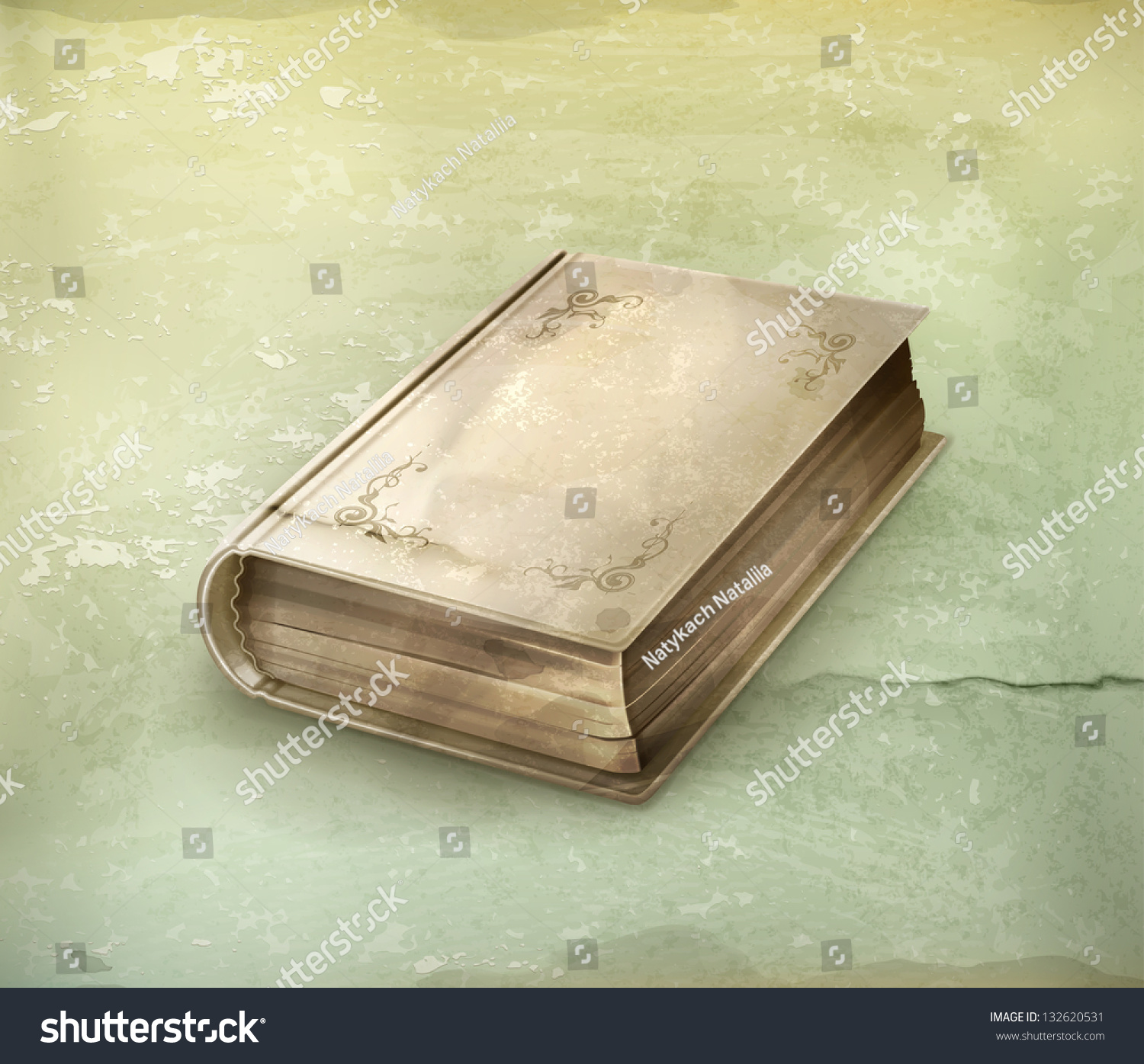Old Book Icon Old Style Vector Stock Vector (Royalty Free) 132620531 ...