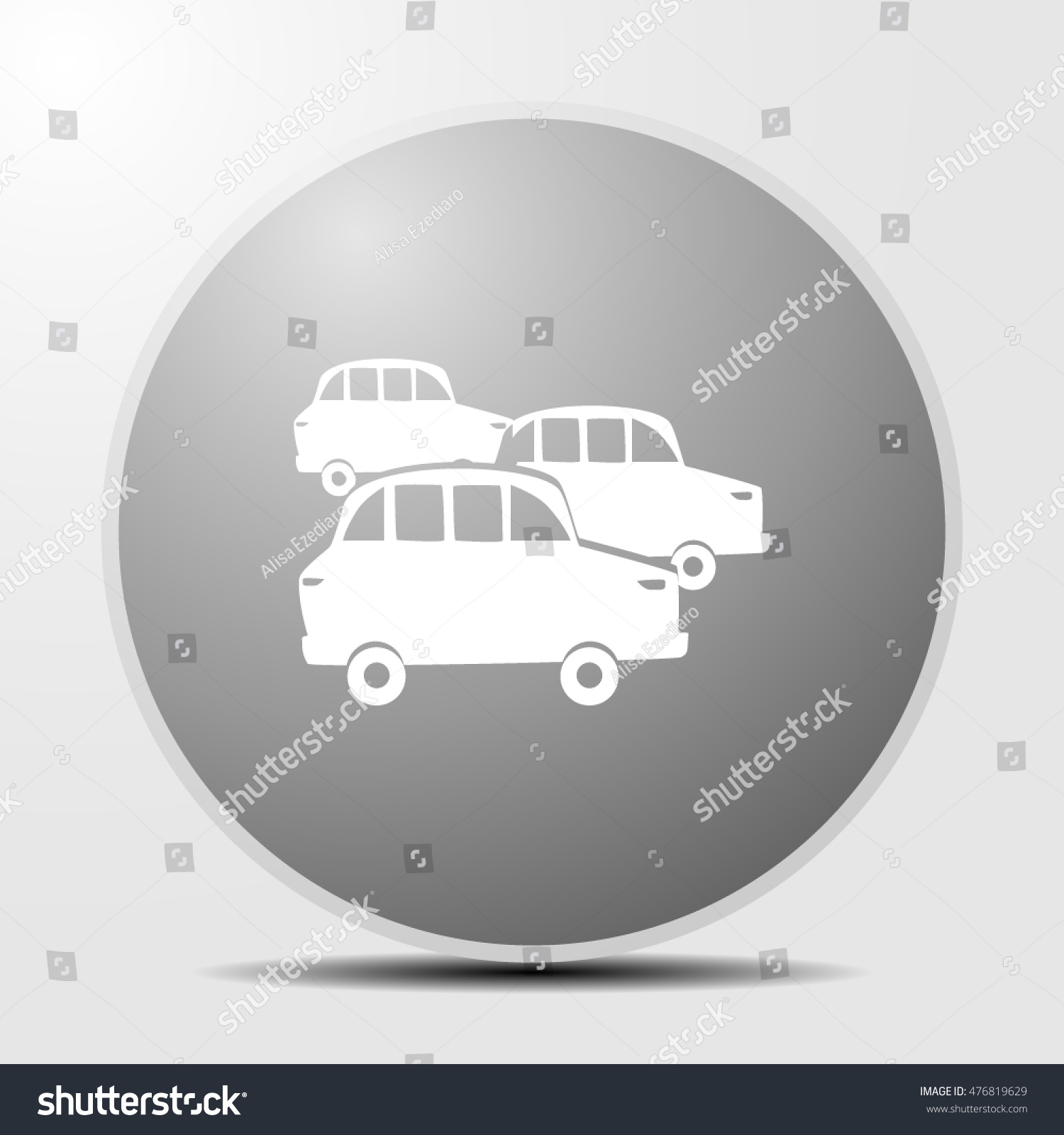 Old Car Icon Vector Stock Vector (Royalty Free) 476819629 | Shutterstock