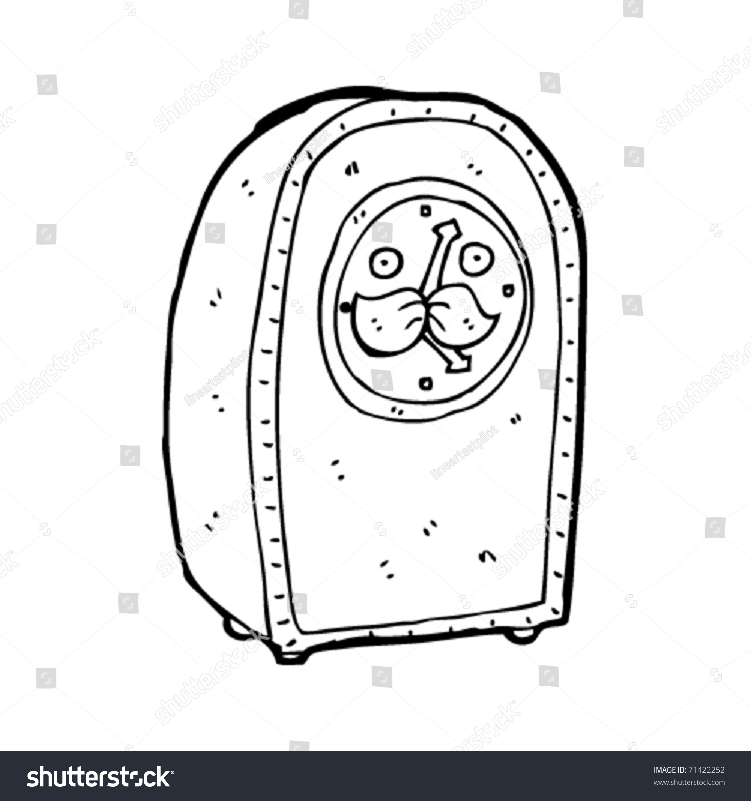 Old Clock Face Cartoon Stock Vector (Royalty Free) 71422252 | Shutterstock
