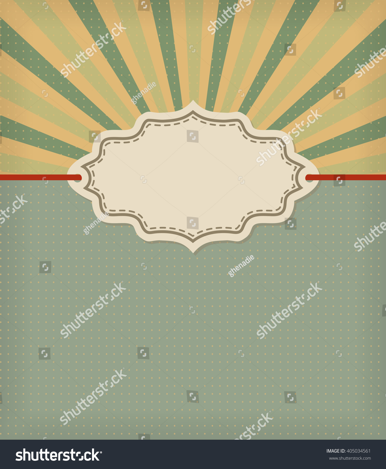 Old Fashioned Frame Stripes Background Retro Stock Vector (Royalty Free ...