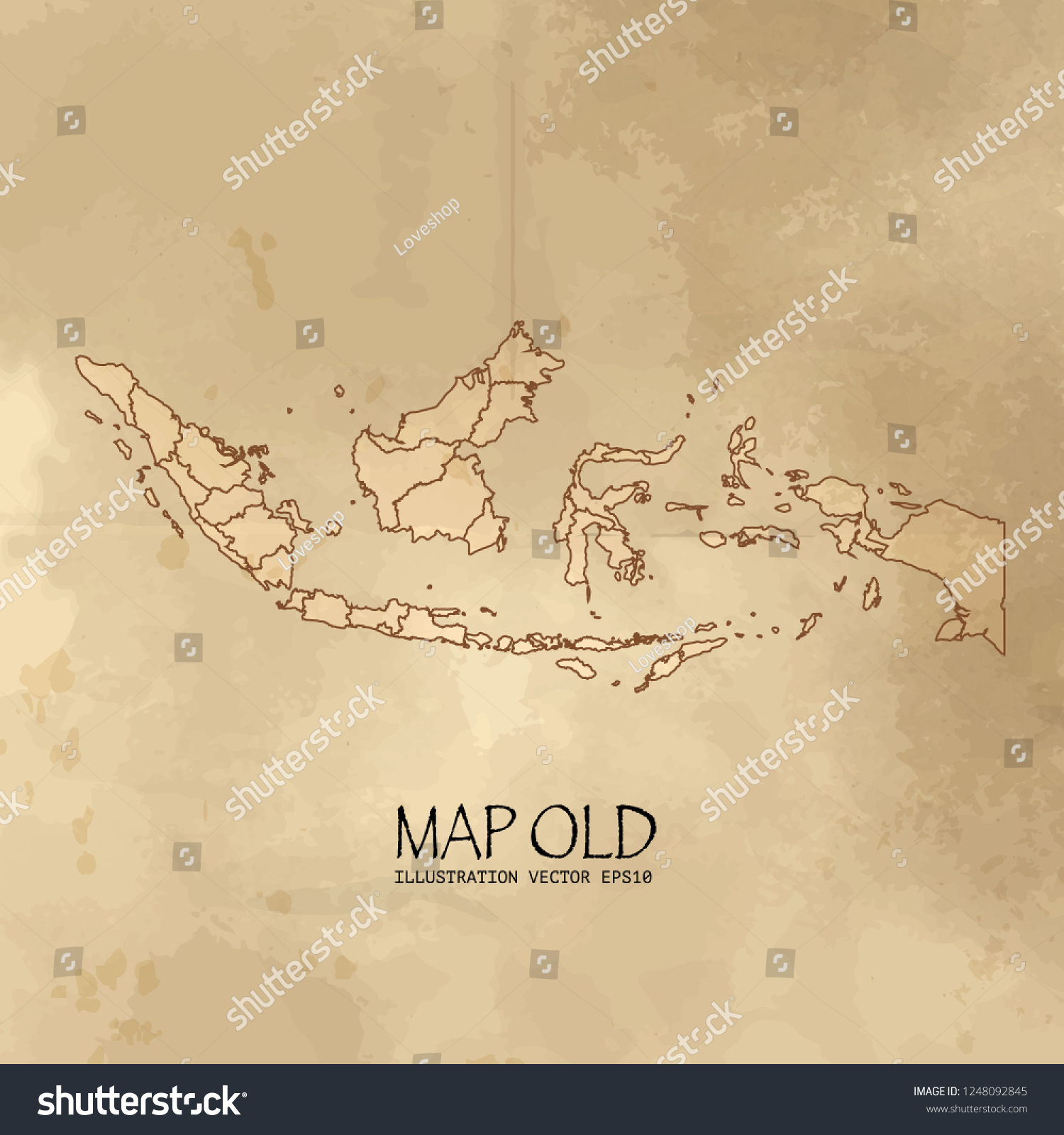 2,517 Old indonesia map Images, Stock Photos & Vectors | Shutterstock