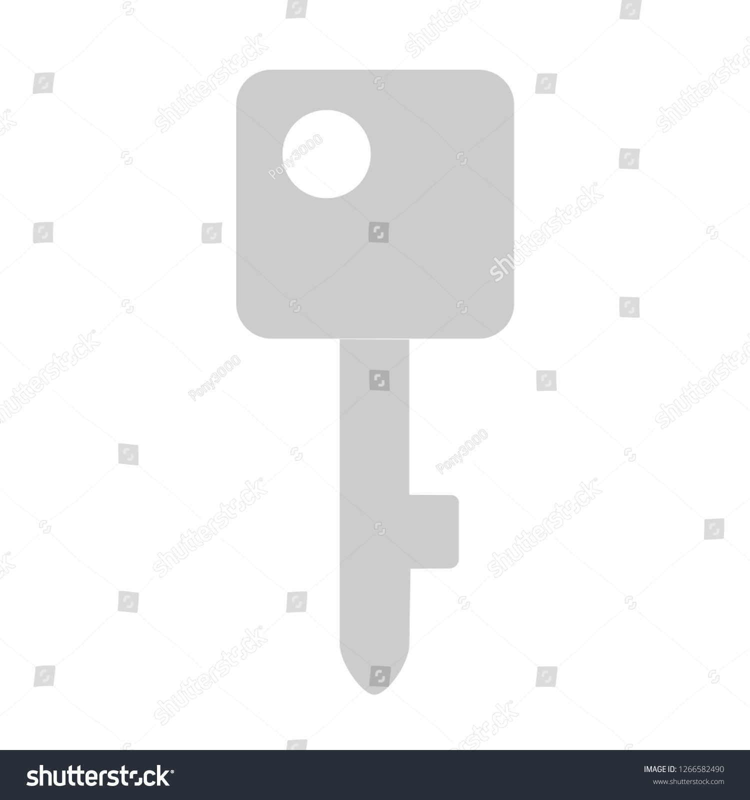 Old Key Icon Stock Vector (Royalty Free) 1266582490 | Shutterstock
