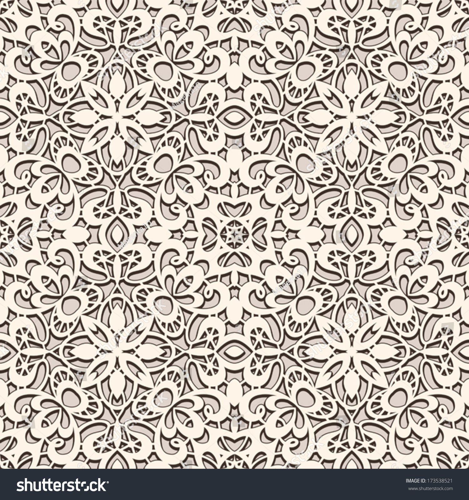 Old Lace Texture Vintage Background Seamless: เวกเตอร์สต็อก (ปลอดค่า ...