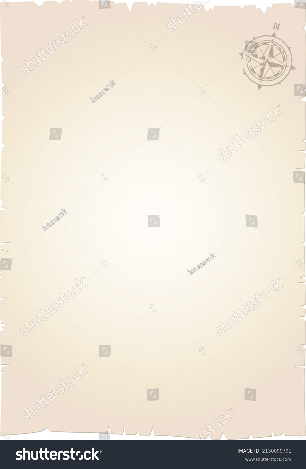 Old Map Frame Compass Rose Vector Stock Vector (Royalty Free ...