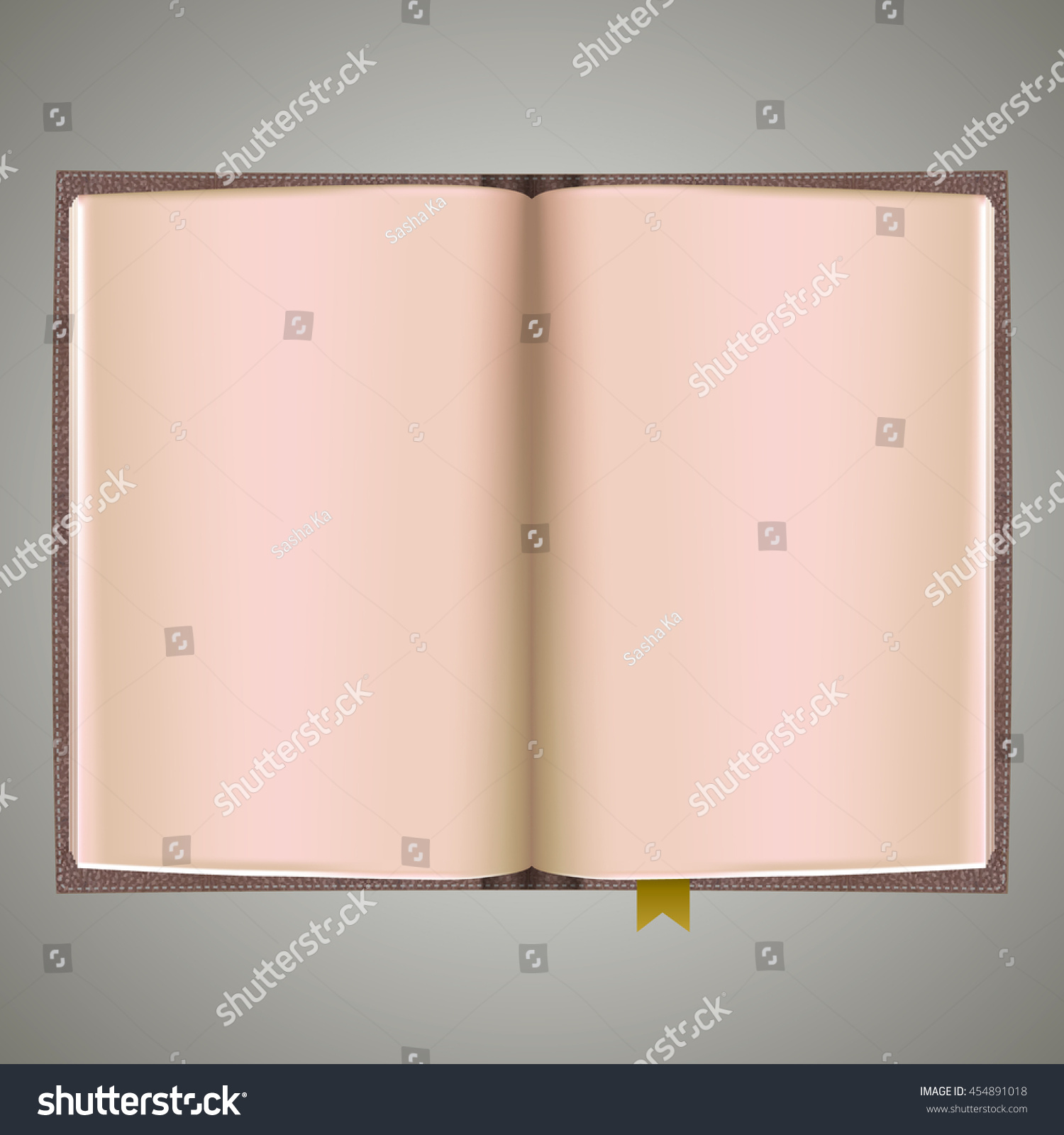 Old Open Magic Book Vector Cartoon Stock Vector (Royalty Free) 454891018