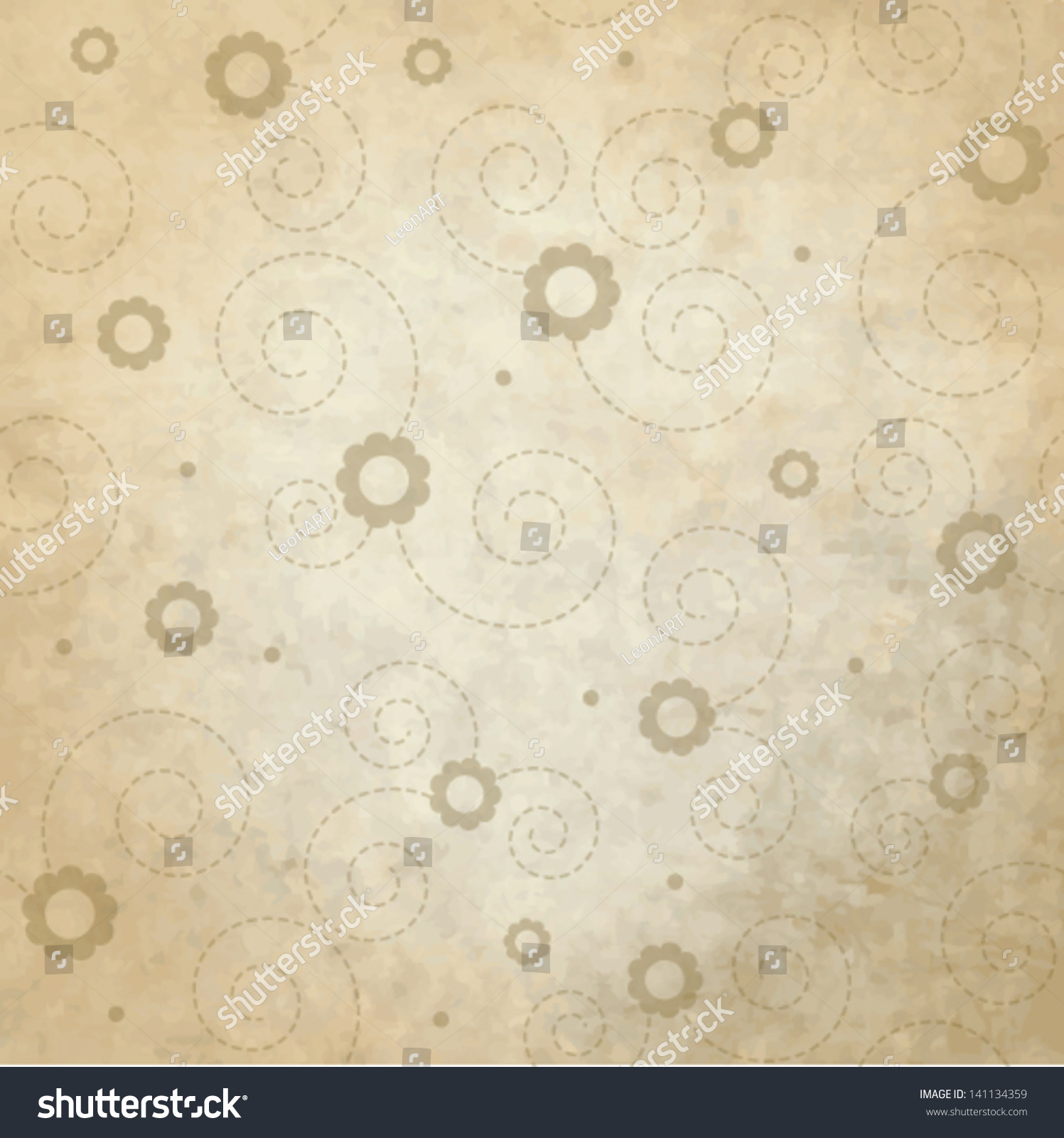 Old Paper Copy Space Stock Vector (Royalty Free) 141134359