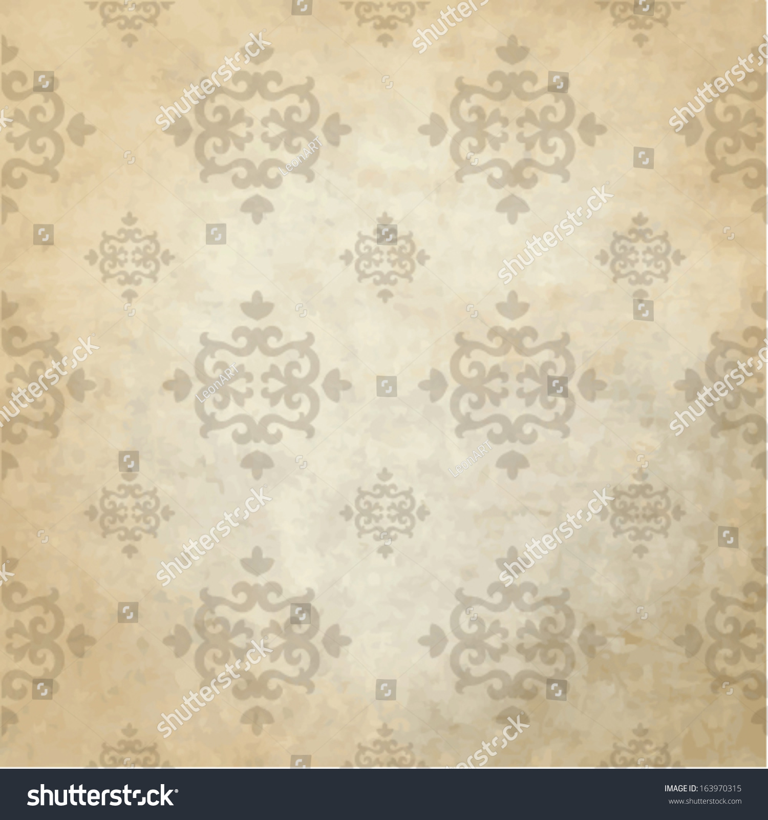 Old Paper Copy Space Stock Vector (Royalty Free) 163970315