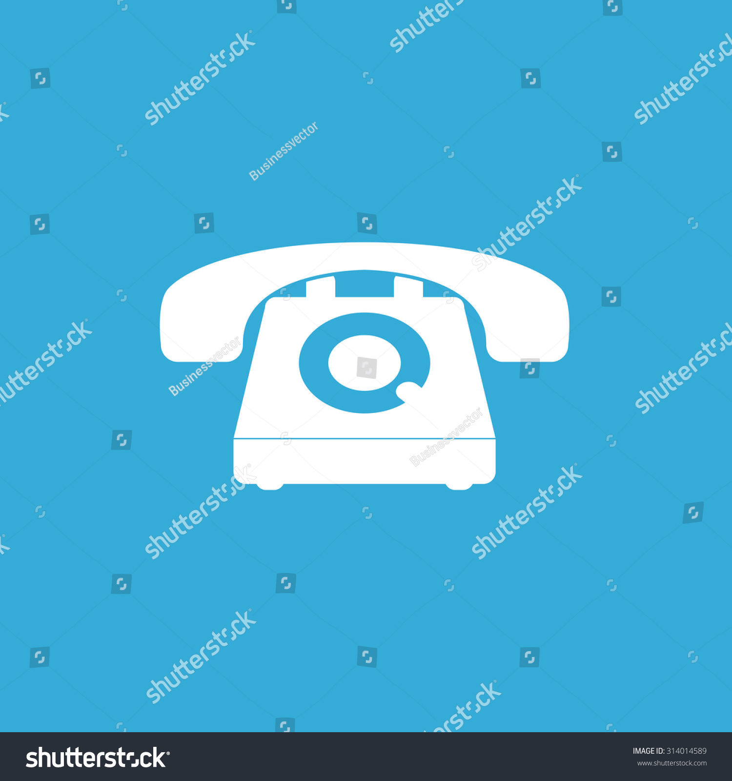 Old Phone Icon Stock Vector (Royalty Free) 314014589 | Shutterstock