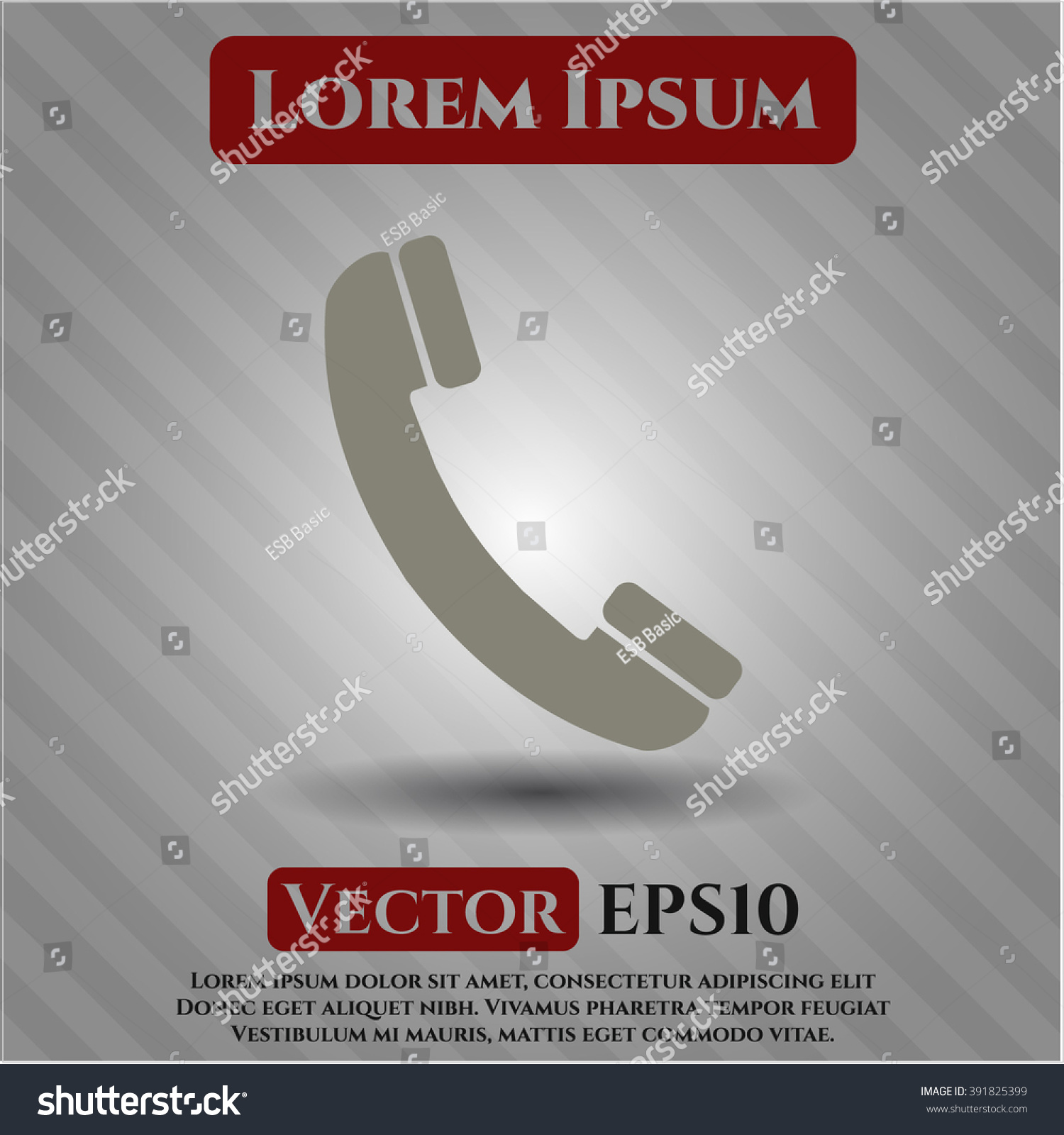 Old Phone Icon Stock Vector (Royalty Free) 391825399 | Shutterstock
