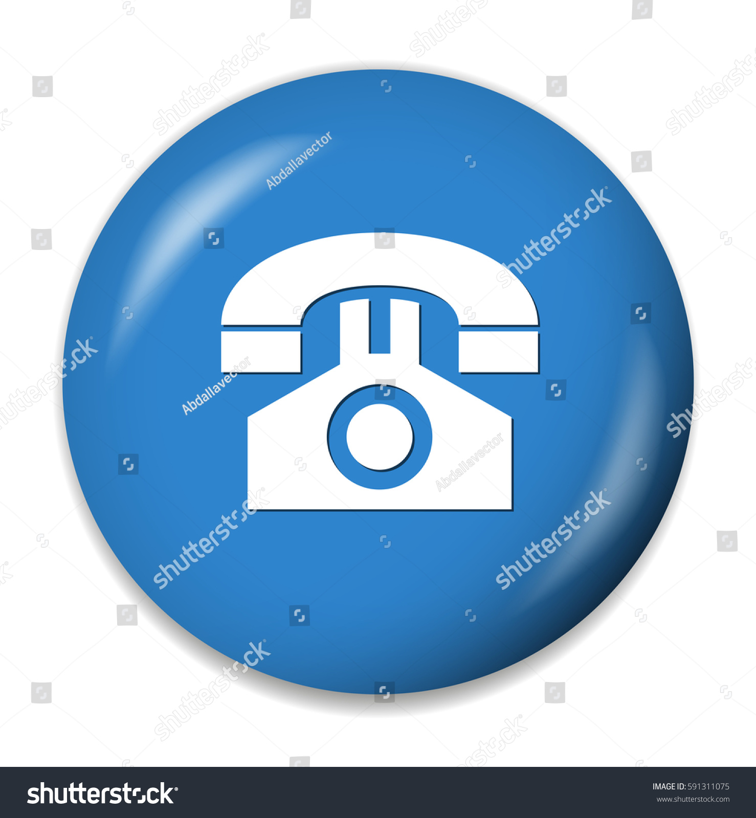 Old Phone Icon Stock Vector (Royalty Free) 591311075 | Shutterstock