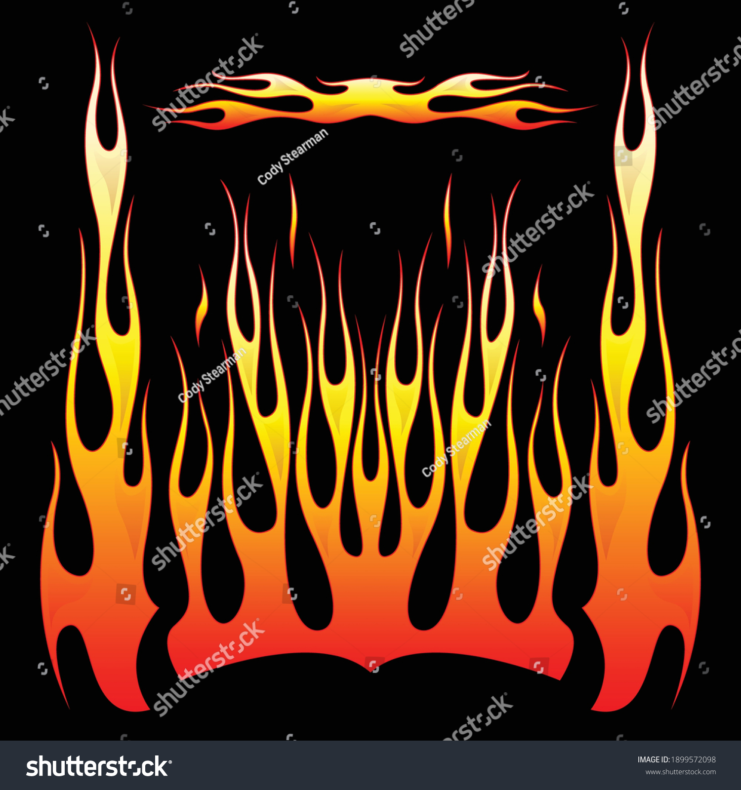 2,394 Old school flame Images, Stock Photos & Vectors | Shutterstock