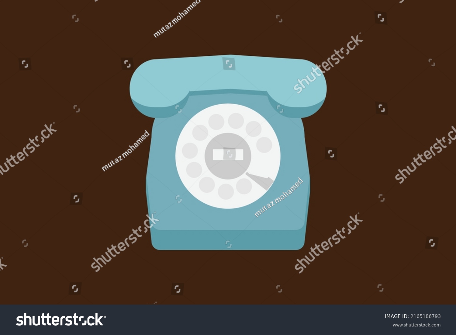 Old Telephone Rollers Numbers Wire Stock Vector (Royalty Free ...