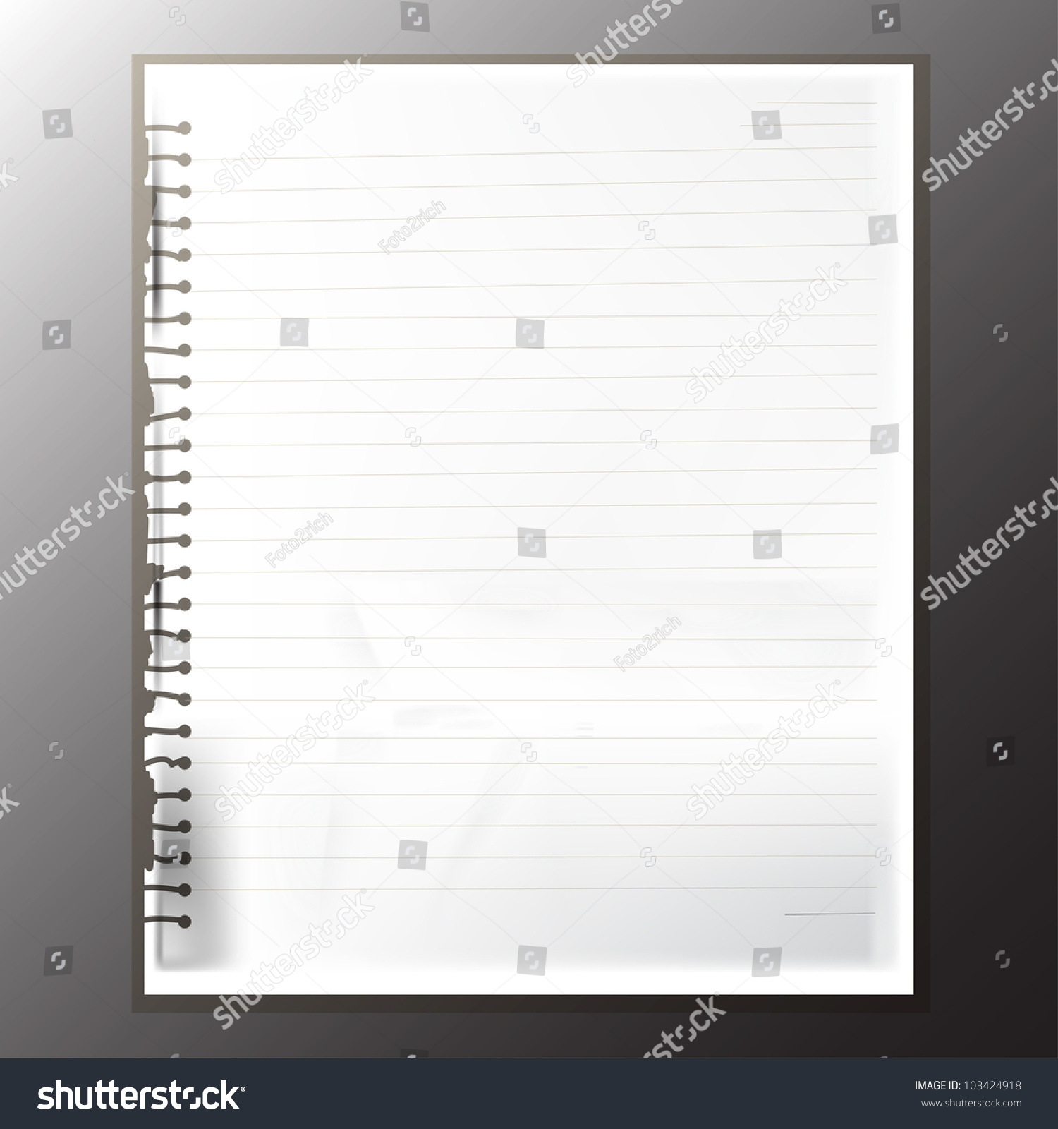 Old Torn Paper Line Vector Stock Vector (Royalty Free) 103424918