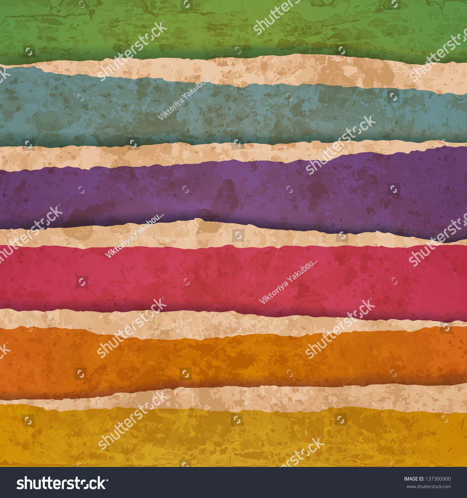Old Torn Paper Borders Soft Shadow: vector de stock (libre de regalías ...