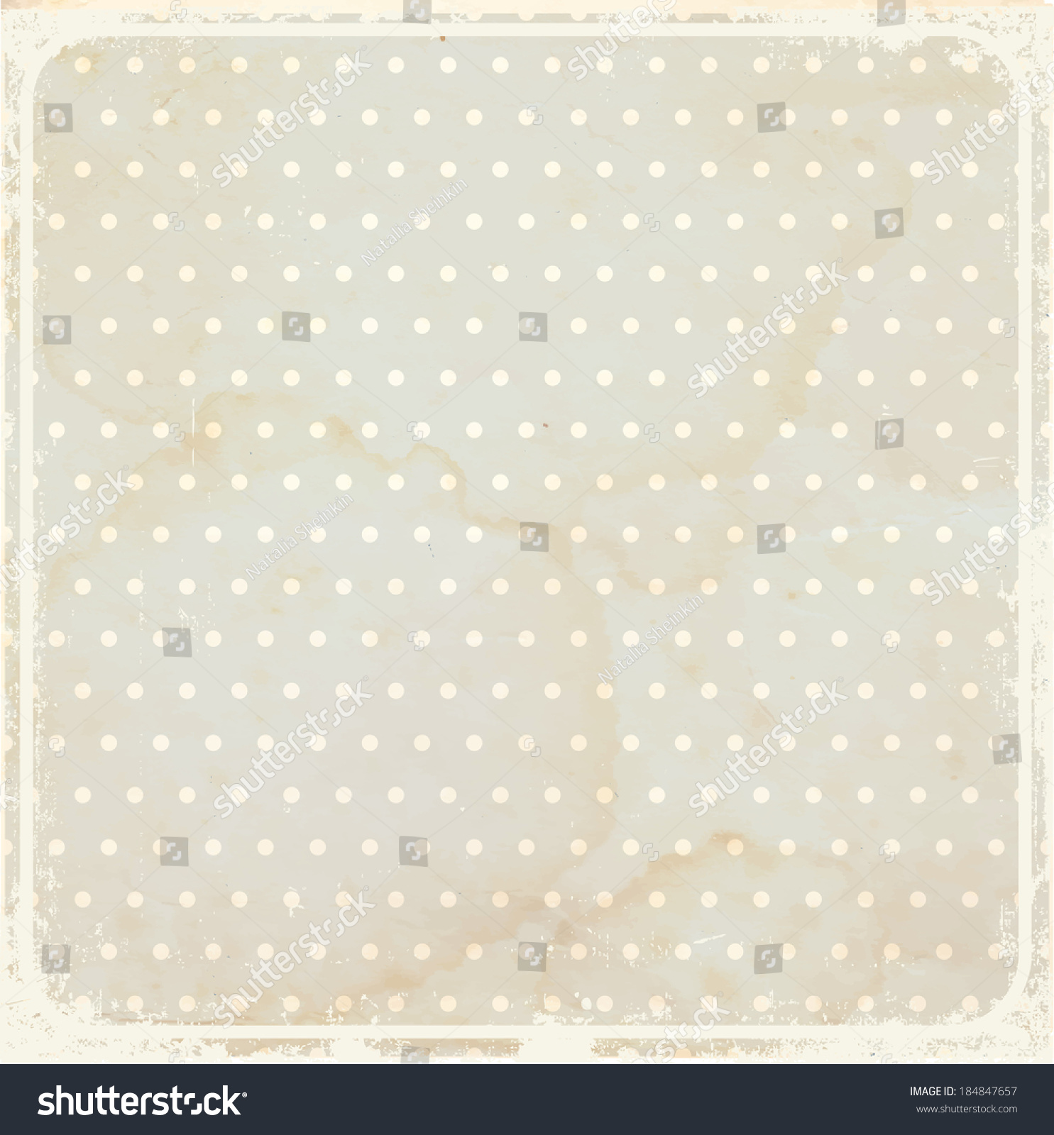Old Vintage Dotted Background Spots Stock Vector (Royalty Free) 184847657