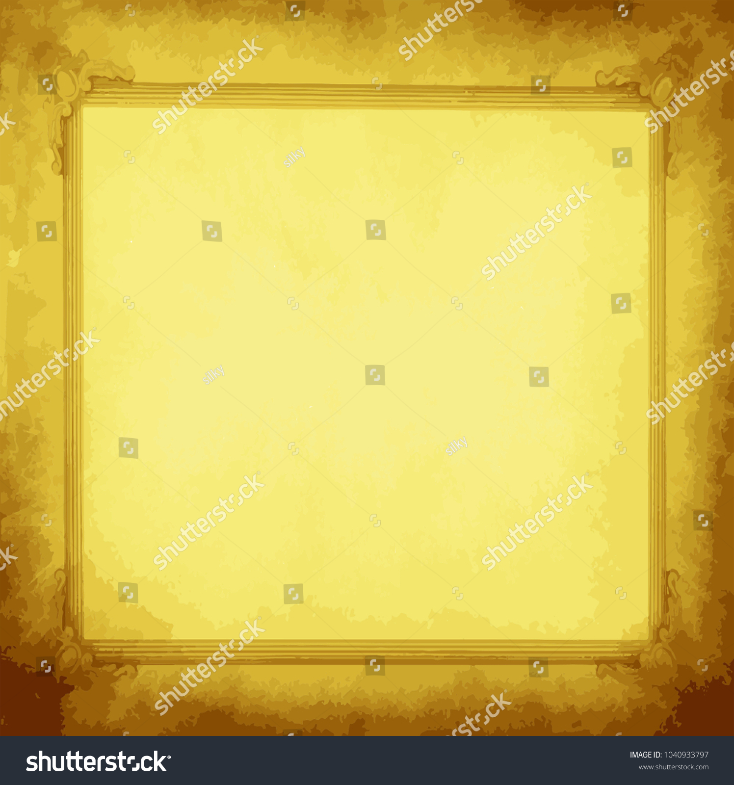 Old Vintage Frame Vector Design Stock Vector (Royalty Free) 1040933797 ...