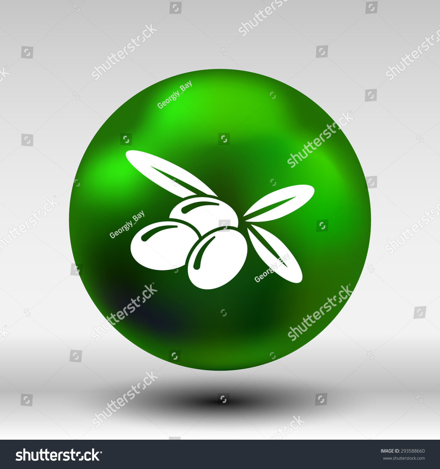 Olives Logo Design Vector Template Icon Stock Vector (Royalty Free ...