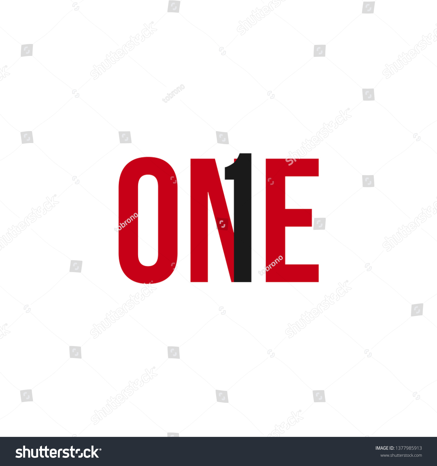 One Logo Design Vector Template Illustration: Vector có sẵn (miễn phí ...