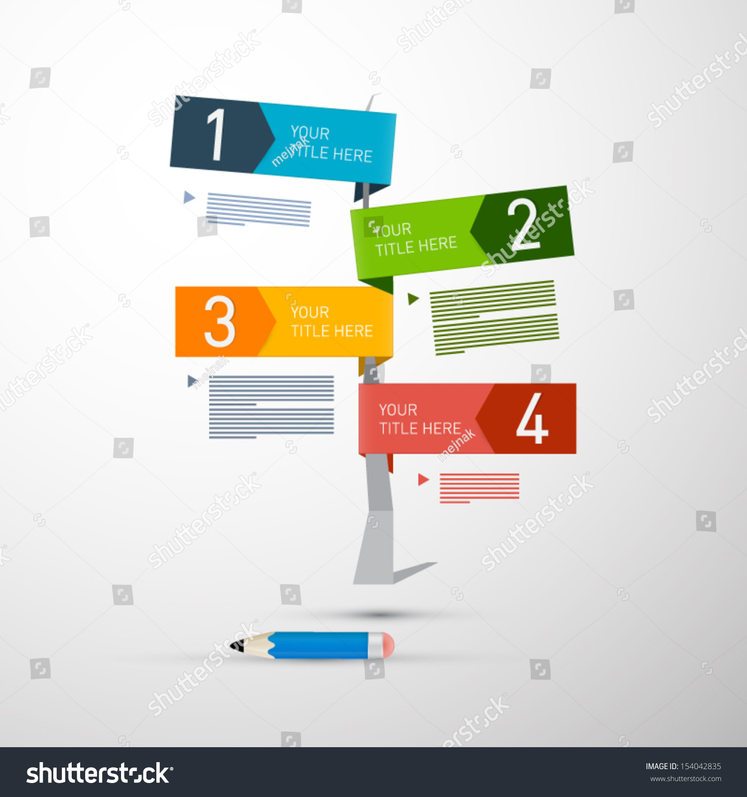 One Two Three Four Retro Vector: vector de stock (libre de regalías ...