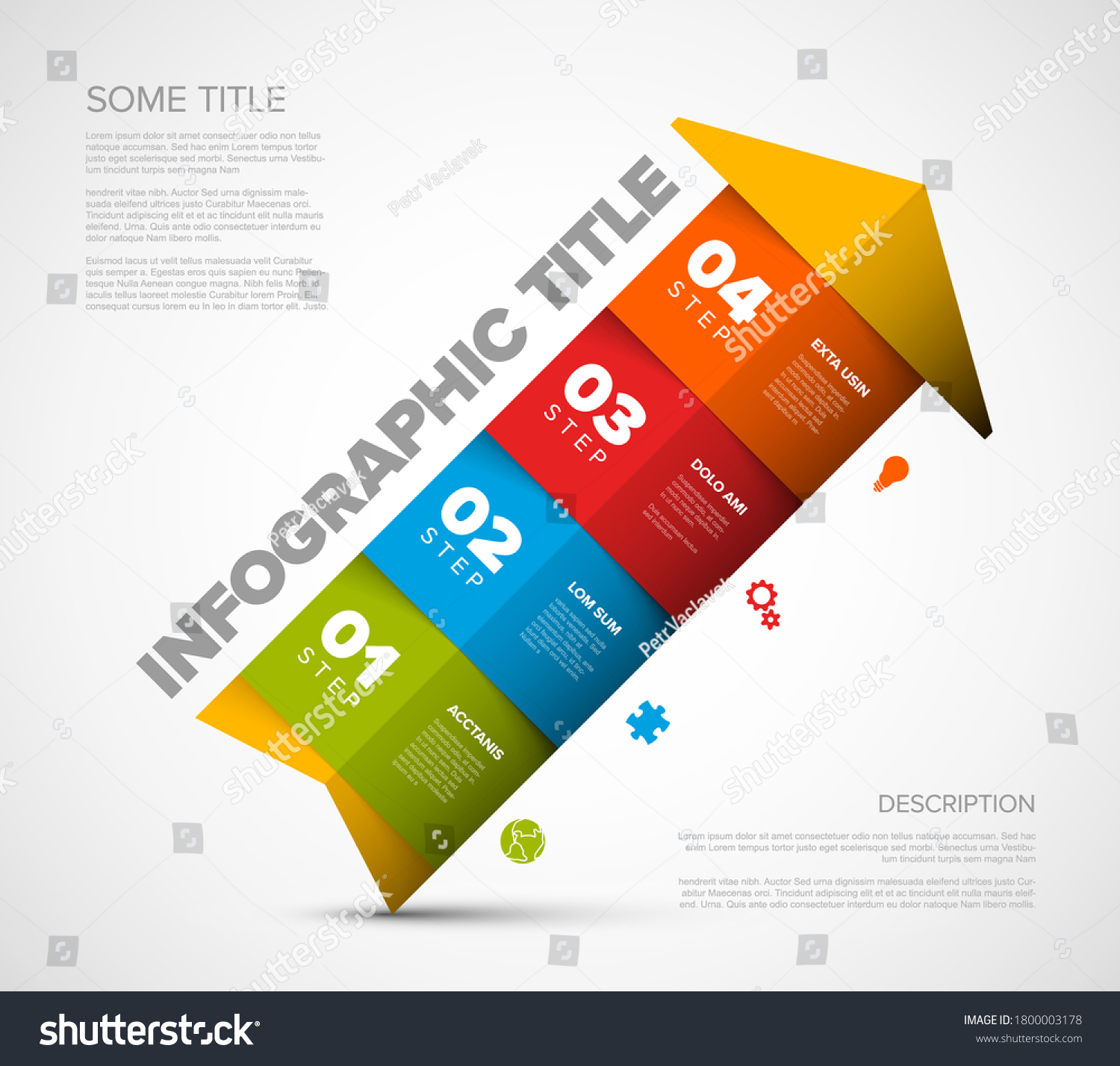One Two Three Four Vector Colorful Stock Vector (Royalty Free ... One Two Three Four Vector Colorful Stock Vector (Royalty Free ...