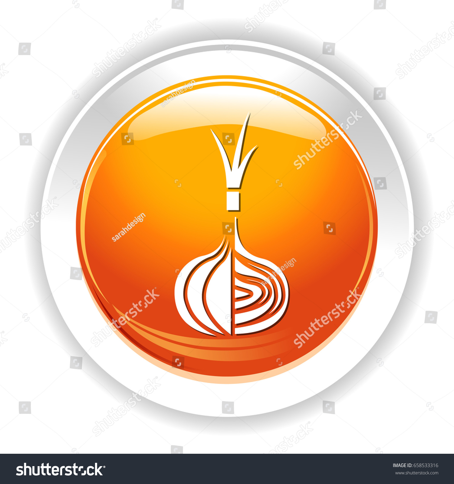 Onion Icon Stock Vector (Royalty Free) 658533316 | Shutterstock