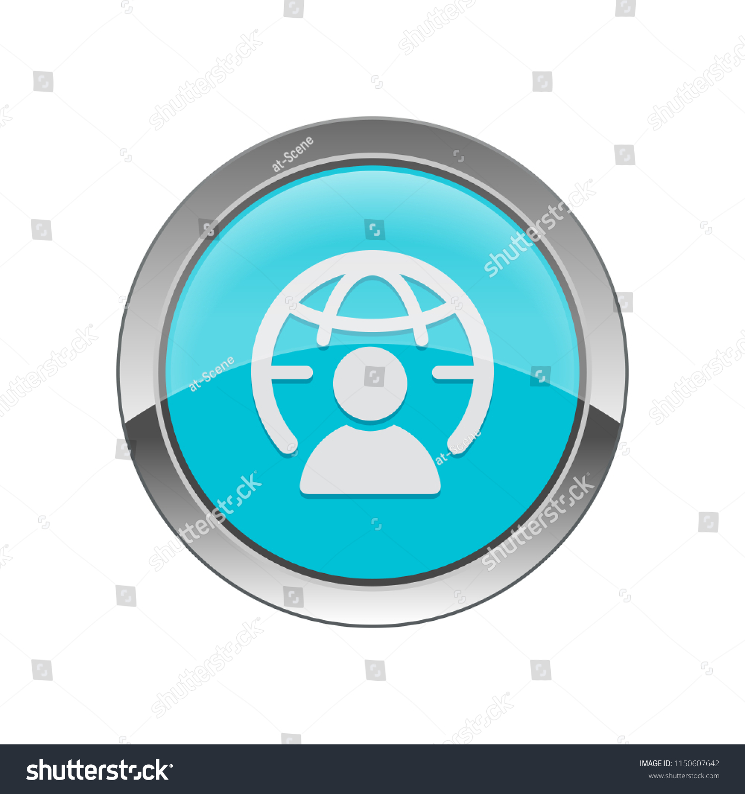 Online Profile App Icon Stock Vector (Royalty Free) 1150607642 ...