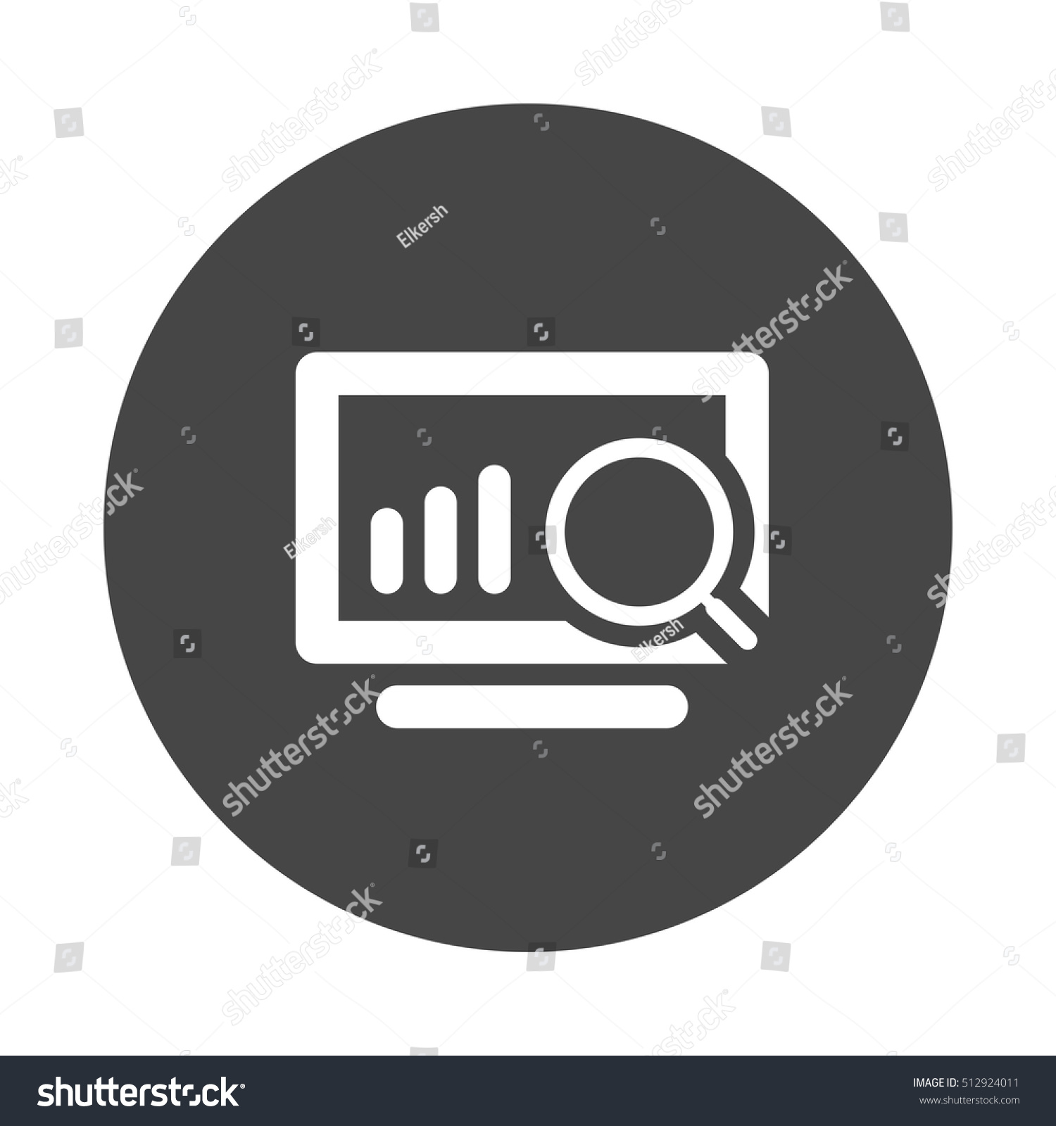 Online Search Icon Stock Vector (Royalty Free) 512924011