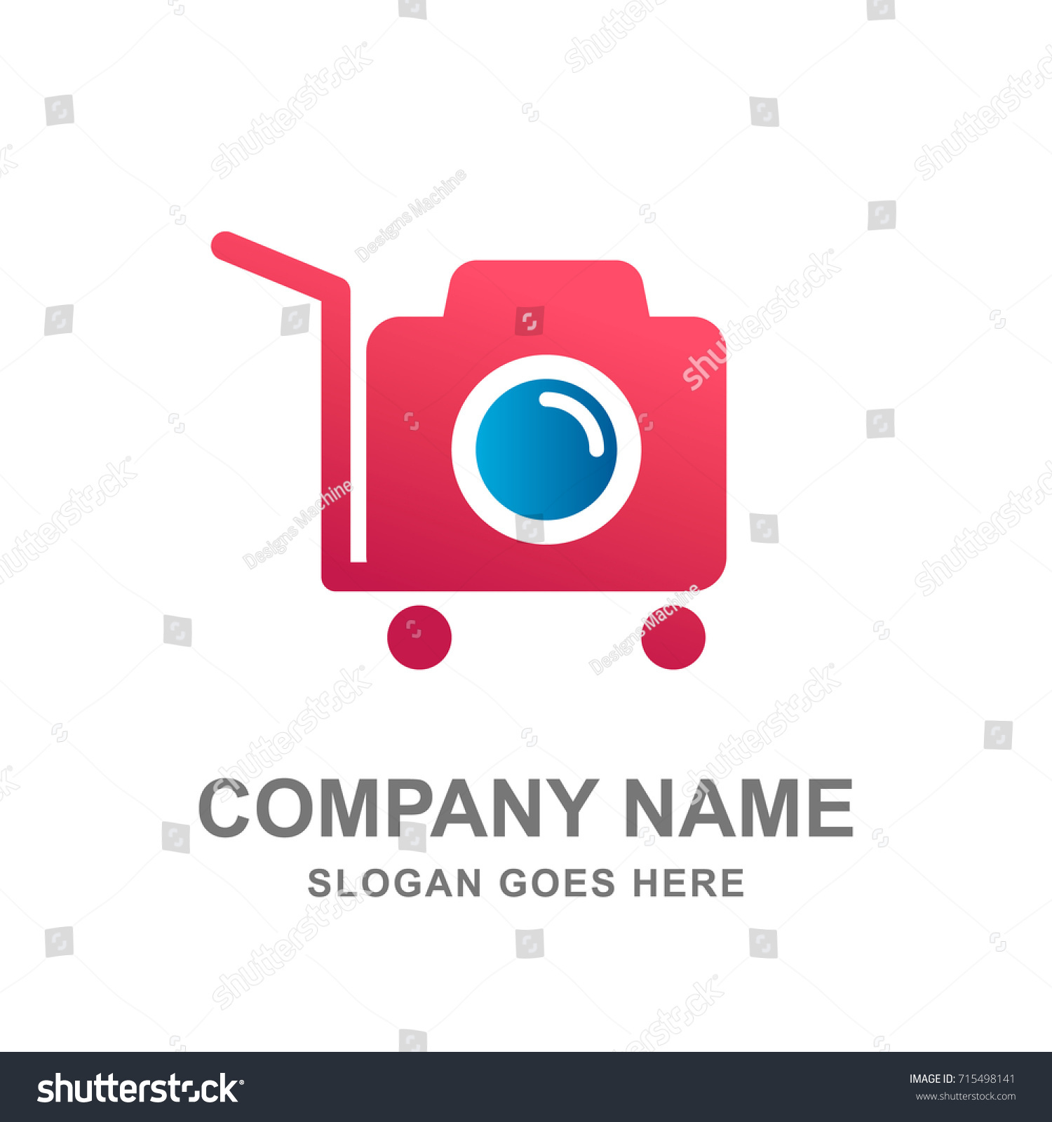 Online Shopping Camera Store Logo Vector Stock Vector (Royalty Free ...